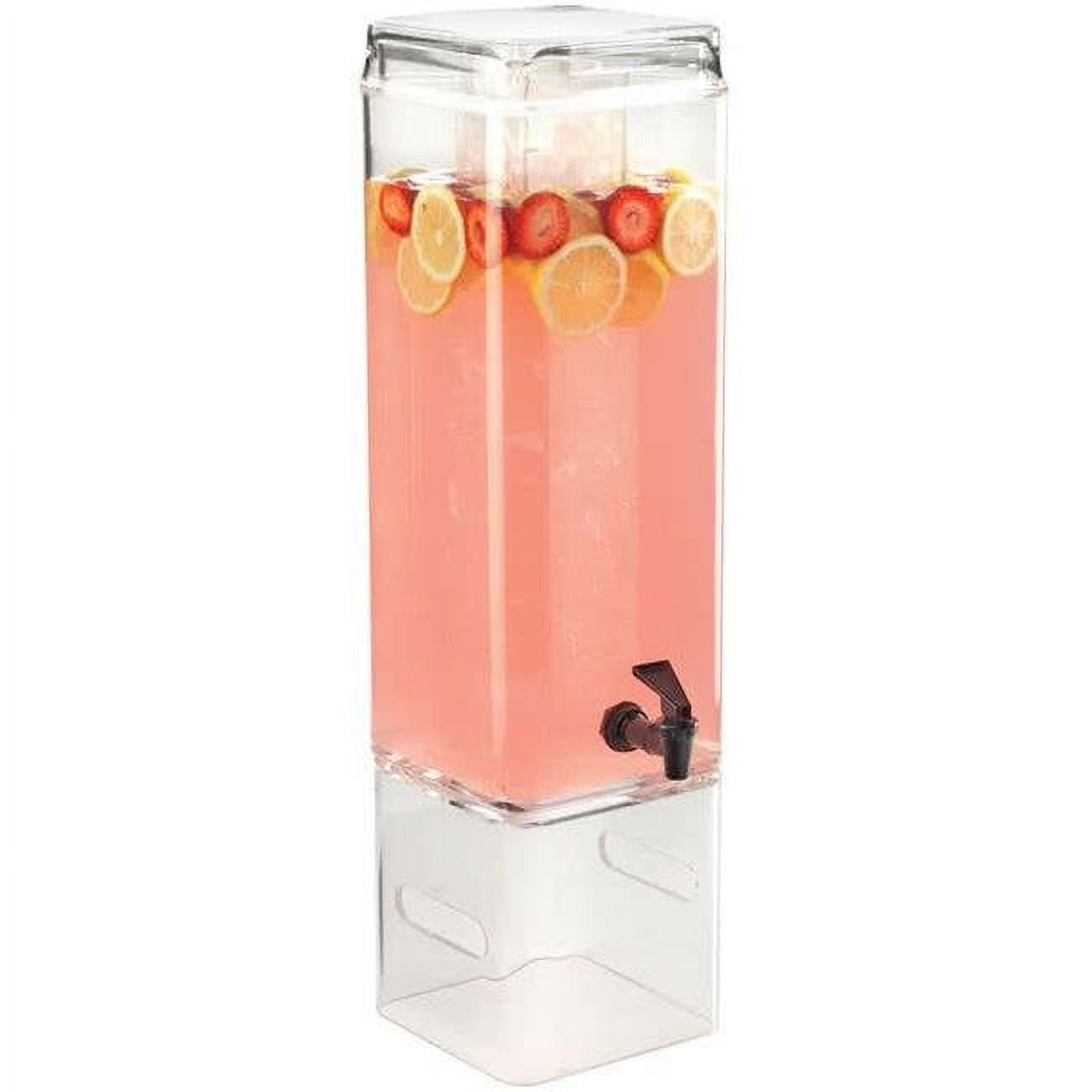 Classic 5 gal Acrylic Beverage Dispenser with Infusion Chamber & Side ...