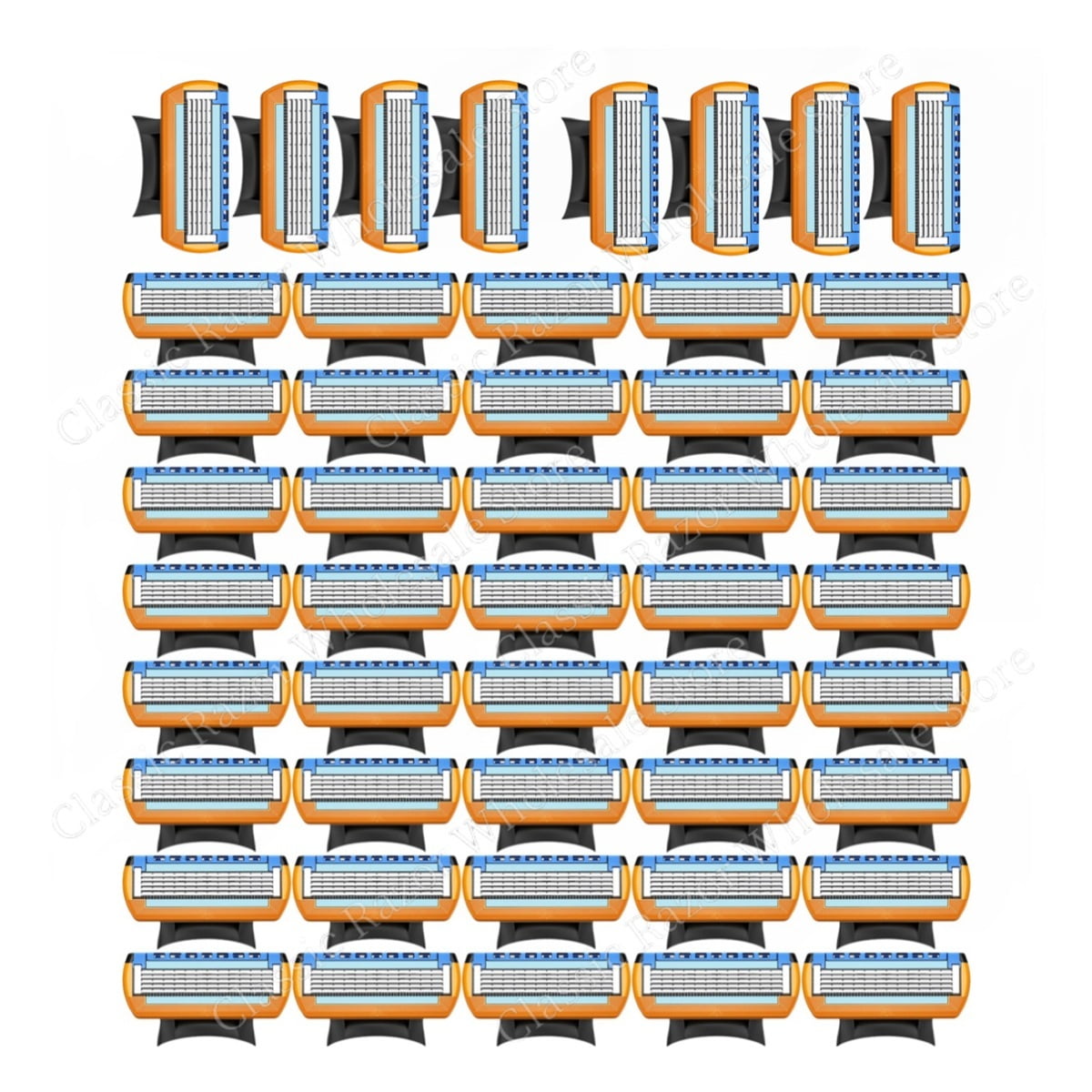 Classic 5-layer Razor Blade Men's Replacement Safety Manual Shaving ...