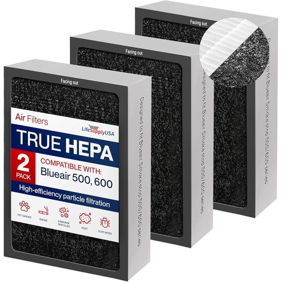 Classic 500/600 Series HEPA SmokeStop Filter Replacement Compatible ...