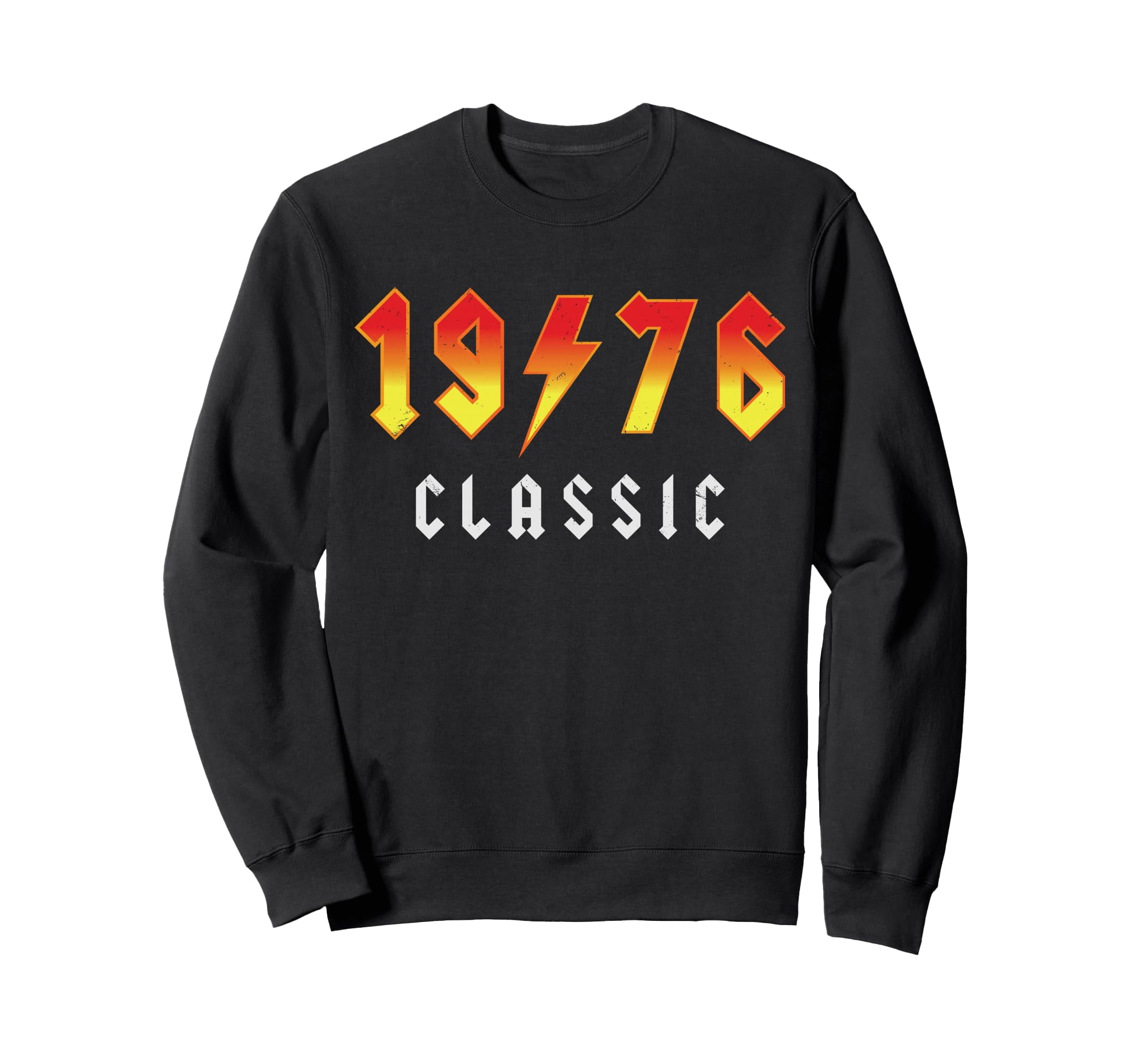 Classic 50th Birthday Sweatshirt for Men Featuring Bold 1976 Design and ...