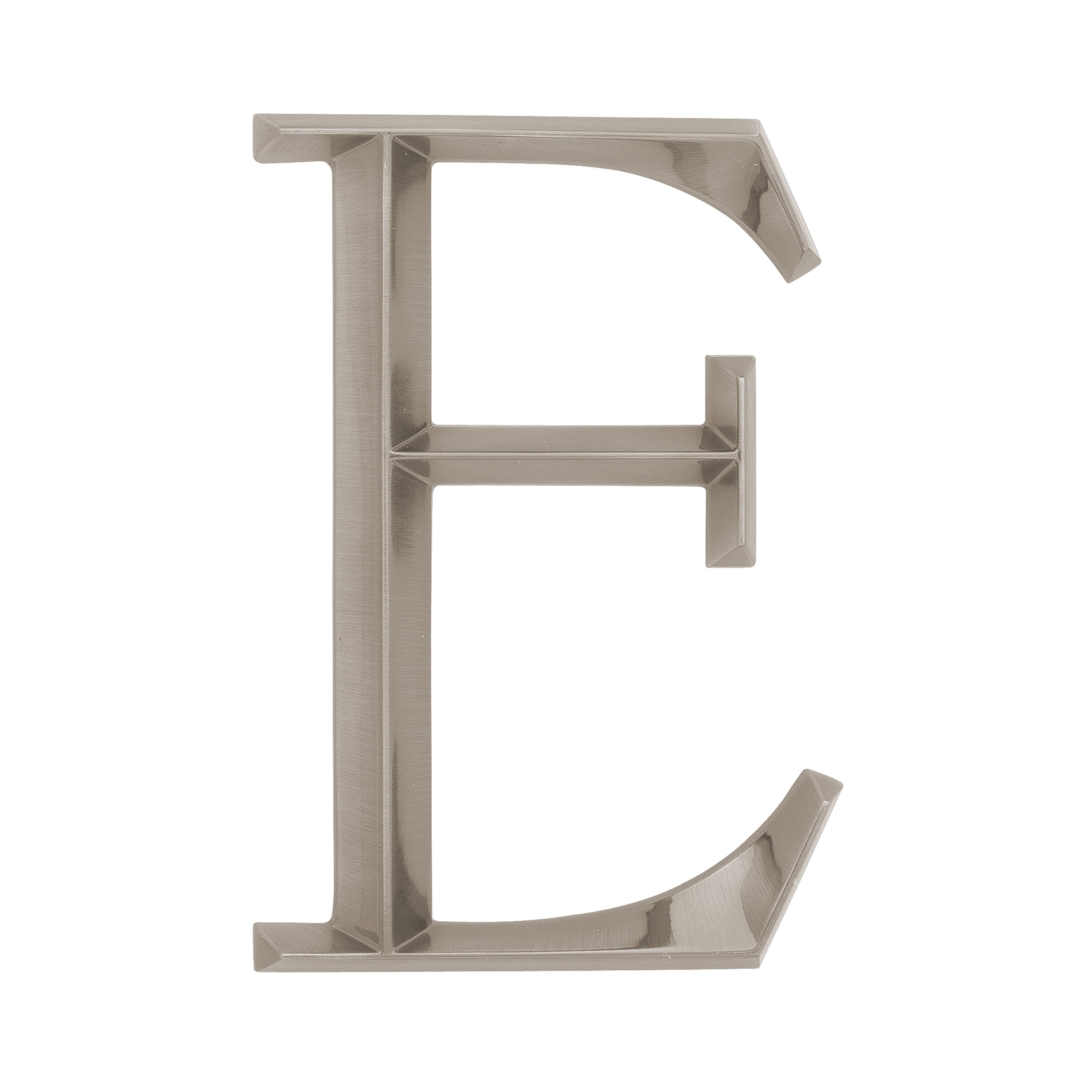Classic 6 Inch Letter - E - Nickel - Walmart.com