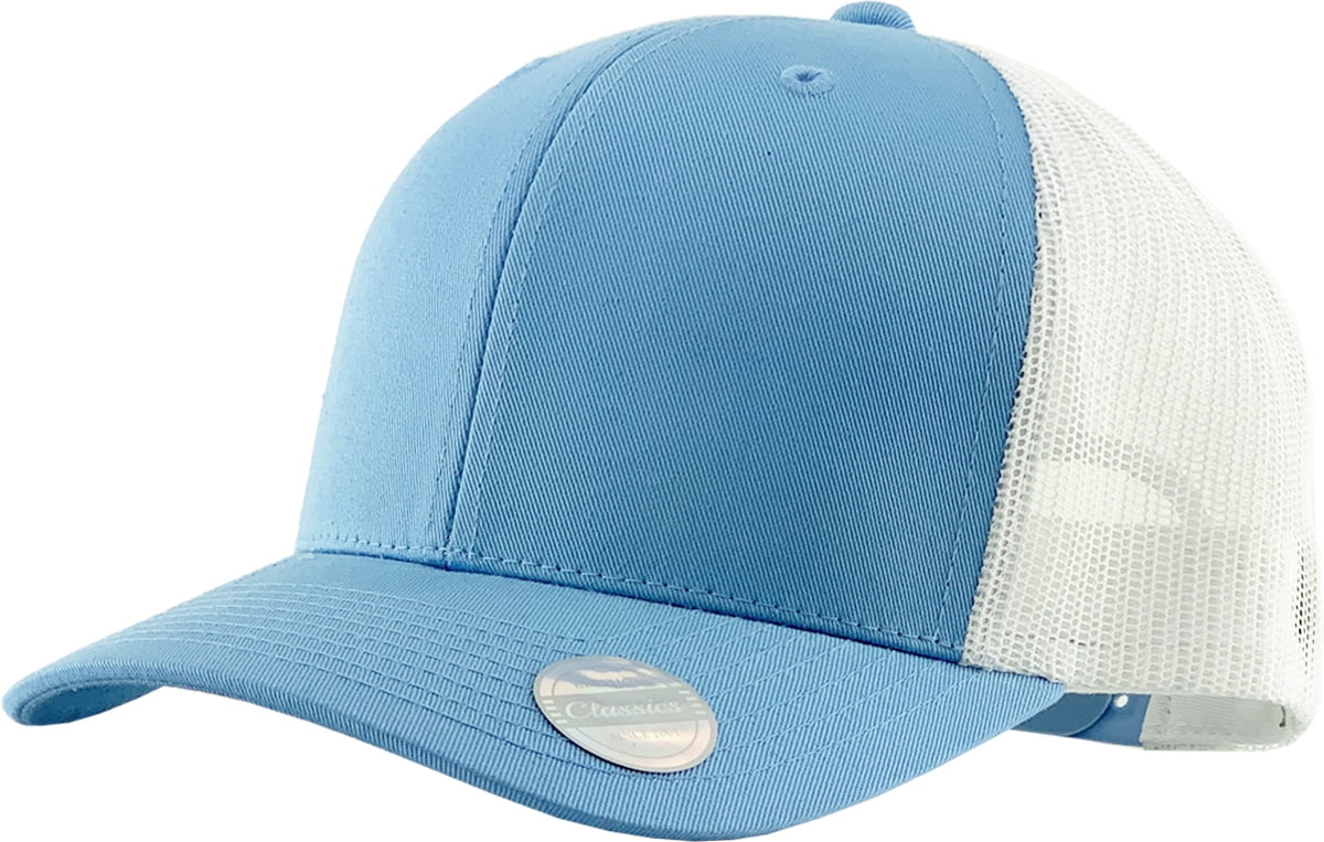 Classic 6 Panel Mesh Cotton Twill Trucker Cap Adjustable Snapaback Hat ...
