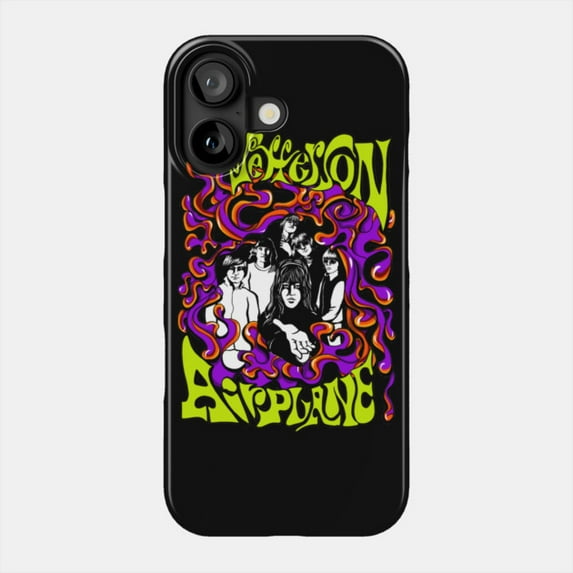 Classic 60s Psychedelic Rock 'Jefferson Airplane' Band Case for iPhone ...