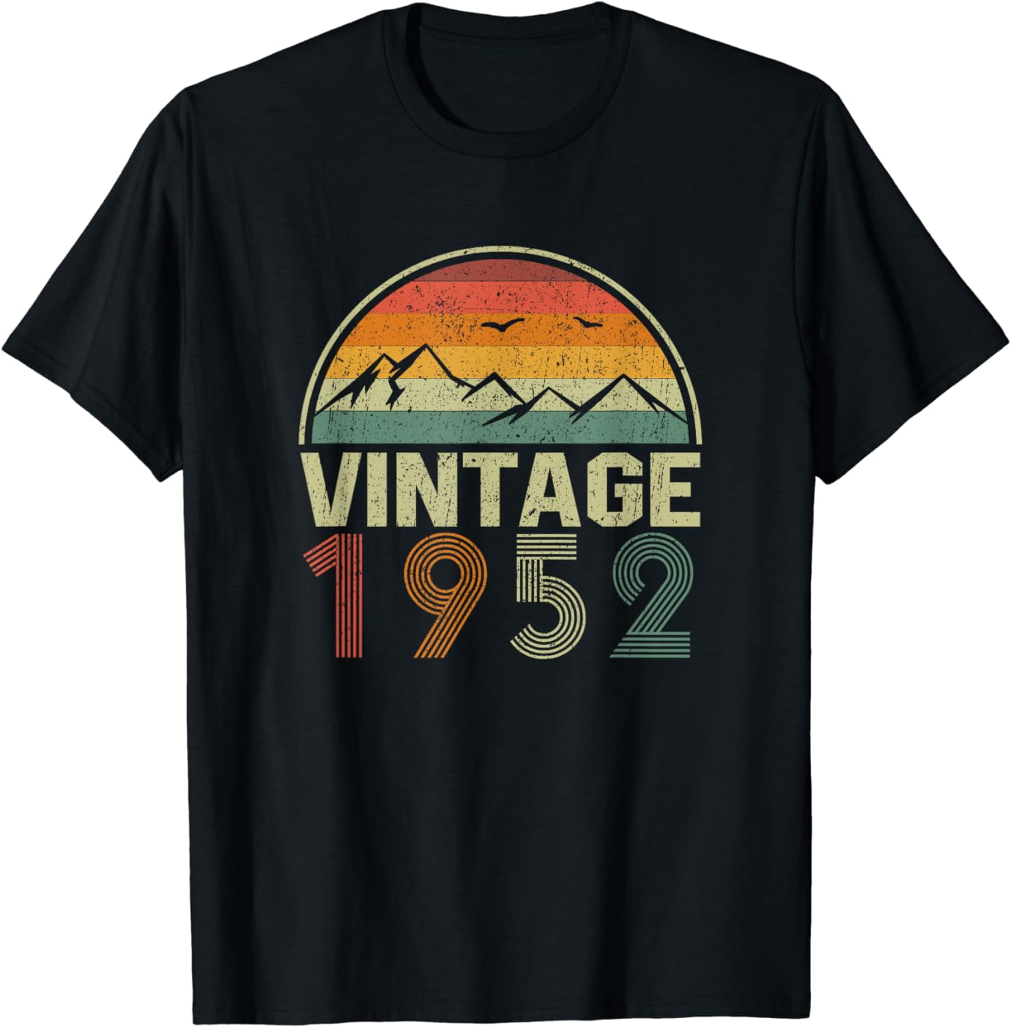Classic 72nd Birthday Gift Idea Vintage 1952 T-Shirt - Walmart.com