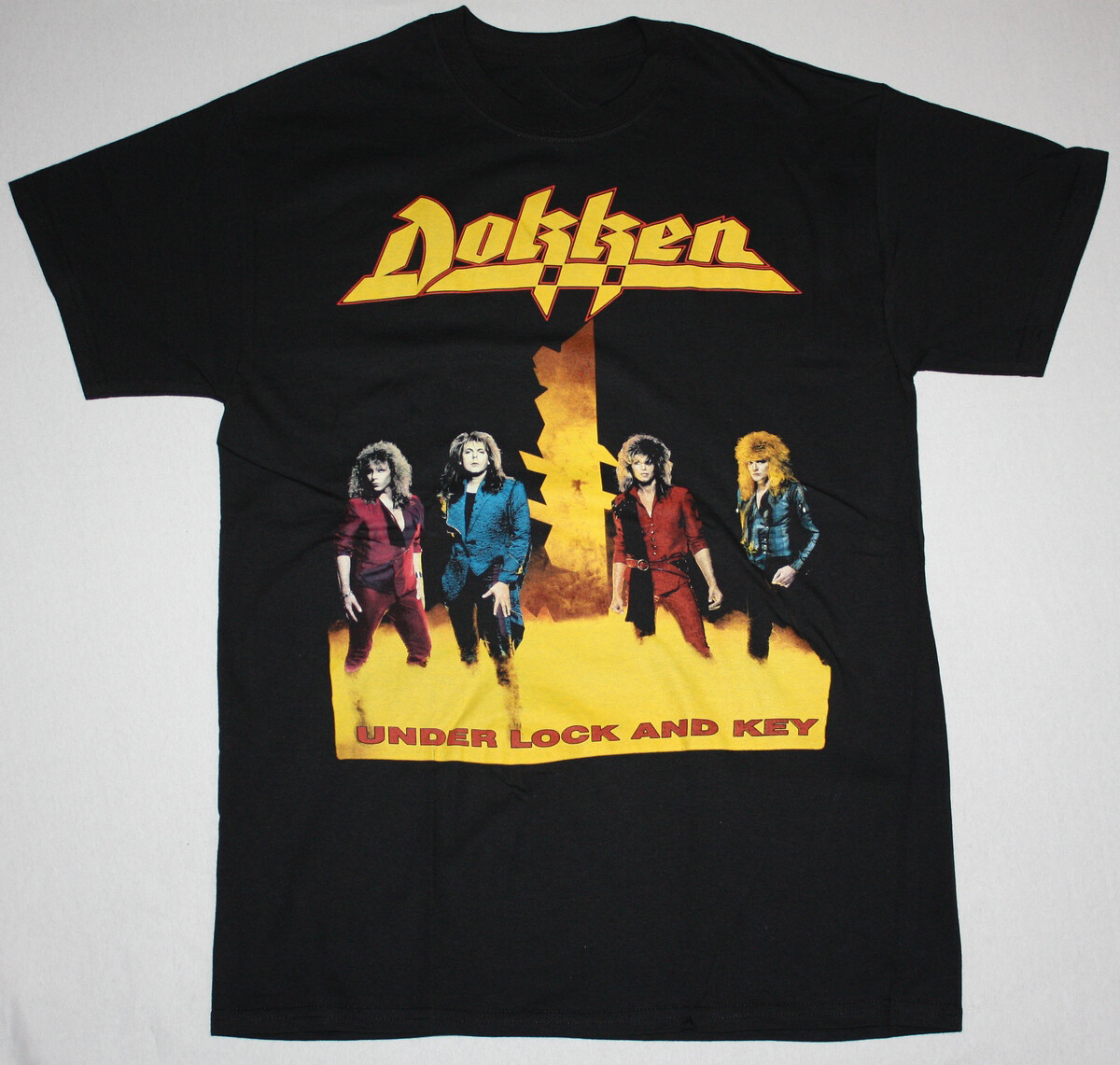 Classic 80s Heavy Metal Album Shirt, Under Lock and Key Inspired Design ...