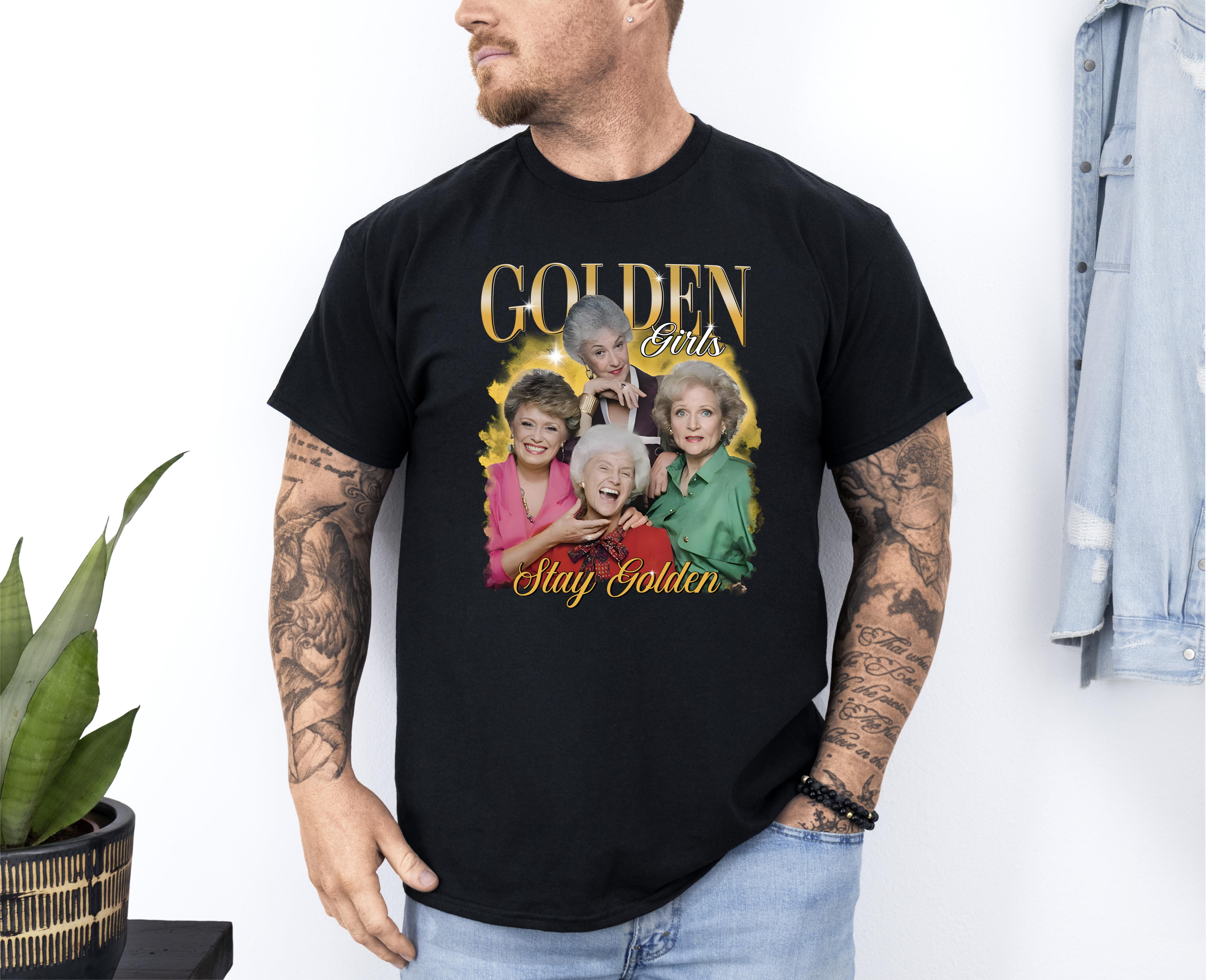 Classic 80s TV Sitcom T-Shirt, Stay Golden Fan Tribute Graphic Tee, Nostalgic Comedy Series ...