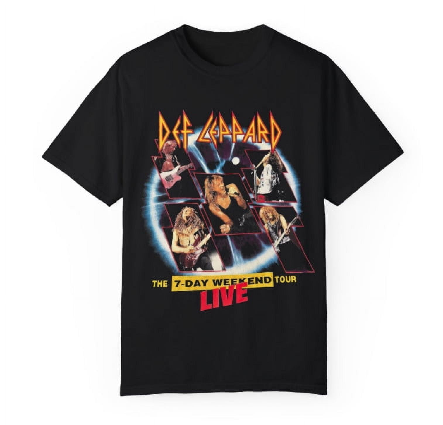 Classic 90s Rock Tour Shirt – Weekend Festival Graphic Double - Walmart.com