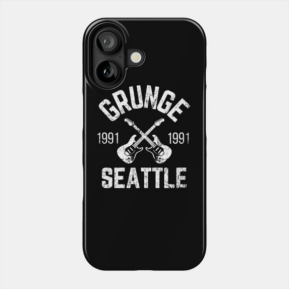 Classic 90s Seattle Grunge Music Scene and Culture Graphic Case for iPhone 11, 12, 17 - Walmart.com