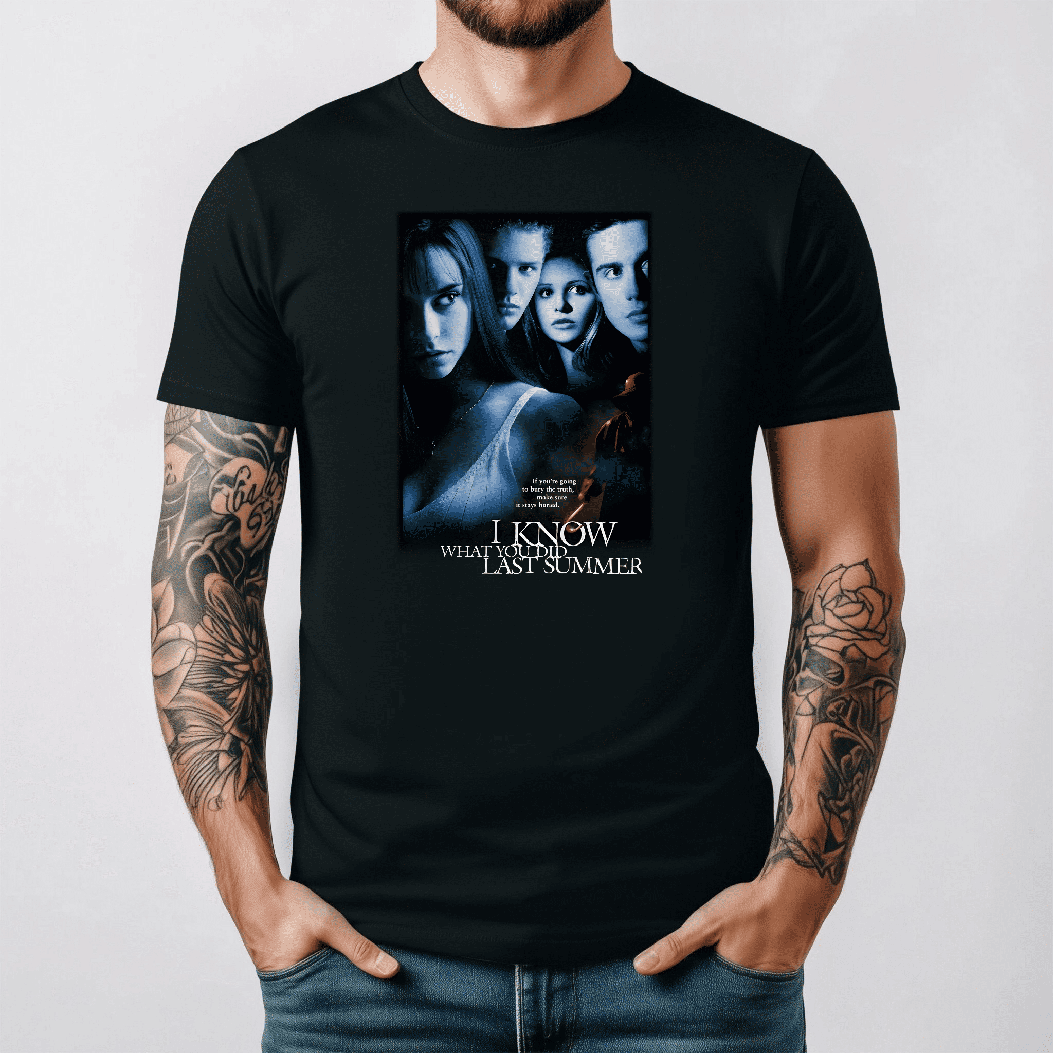Classic 90s Summer Slasher Horror Movie Suspense Fan Graphic Apparel ...