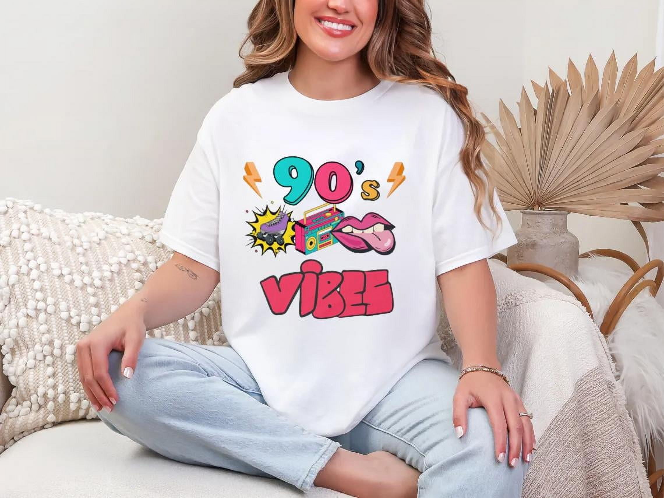 Classic 90s Vibes Retro Look Nostalgia T-Shirt, for men & women, up to ...