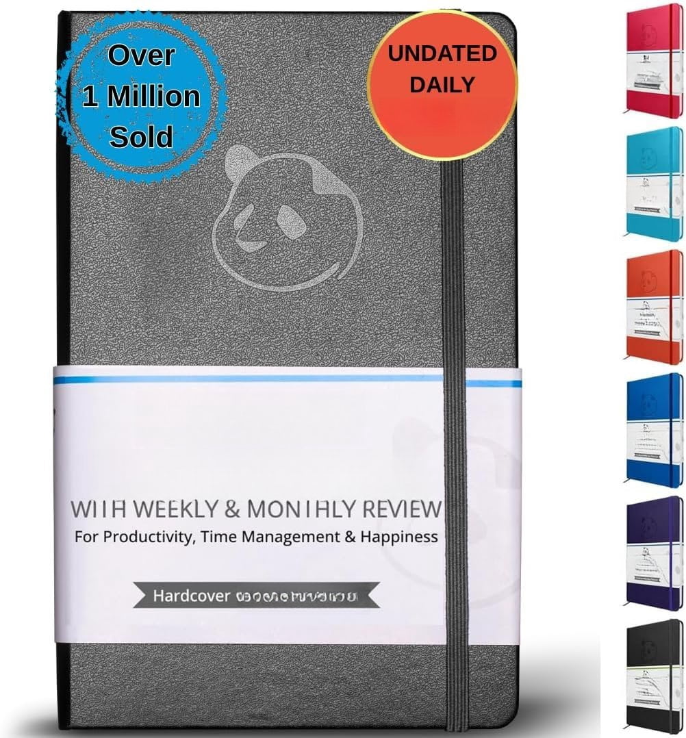 Classic A5 Daily 2026 - Undated Quarterly & Productivity with Hourly Schedule, , Daily Journal ...