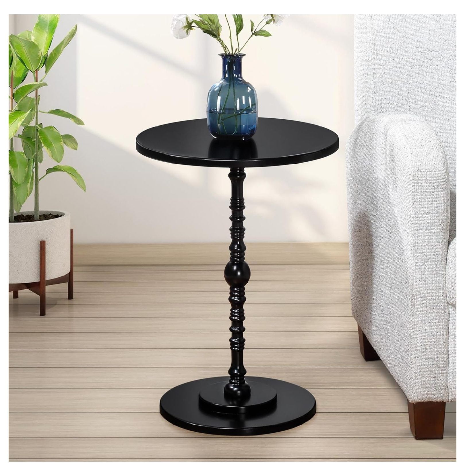 Classic Accents Sanibel Beach Spindle Table 17.75" - Traditional Round ...