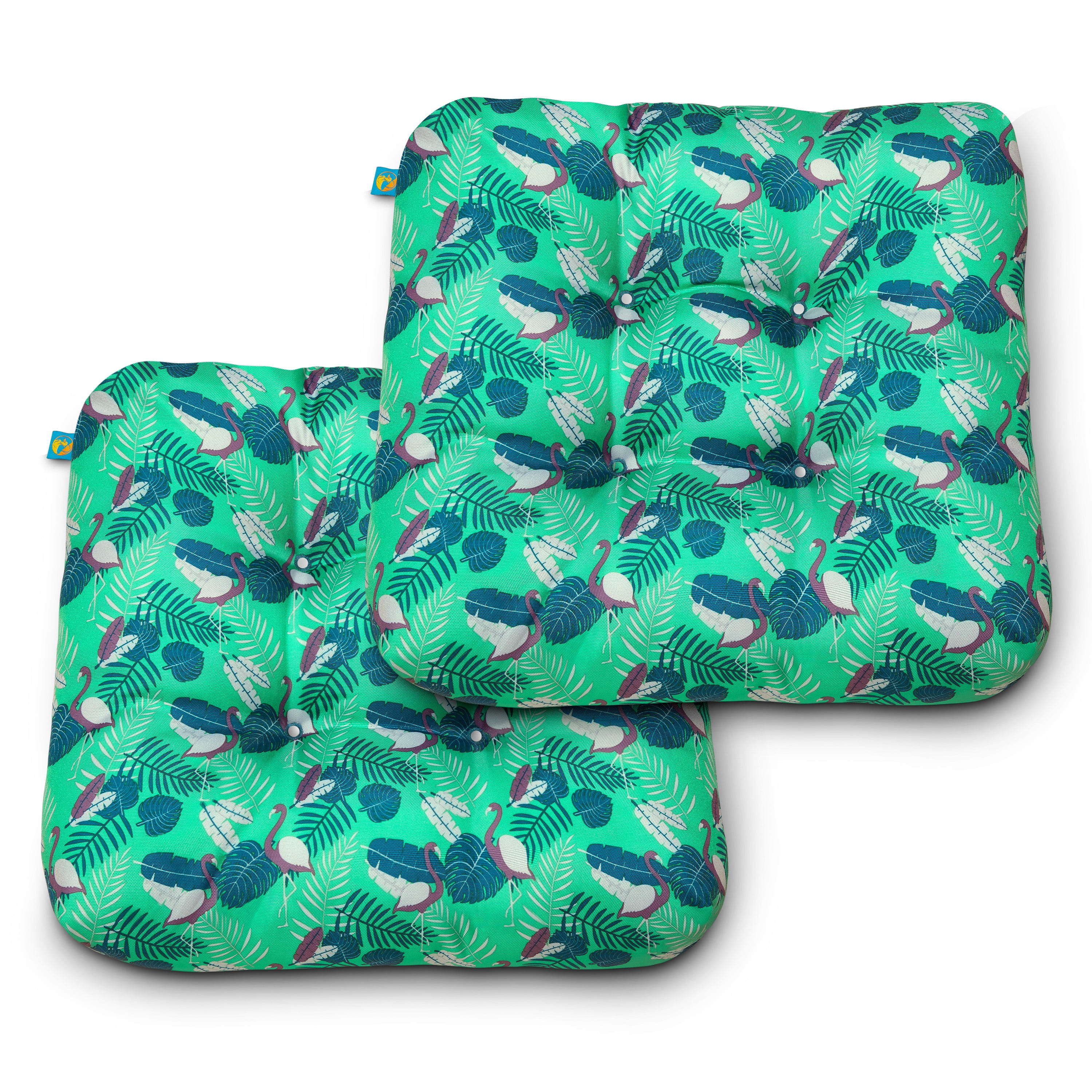 Duck Covers Water-Resistant Indoor/Outdoor Seat Cushions, 19 x 19 x 5 ...