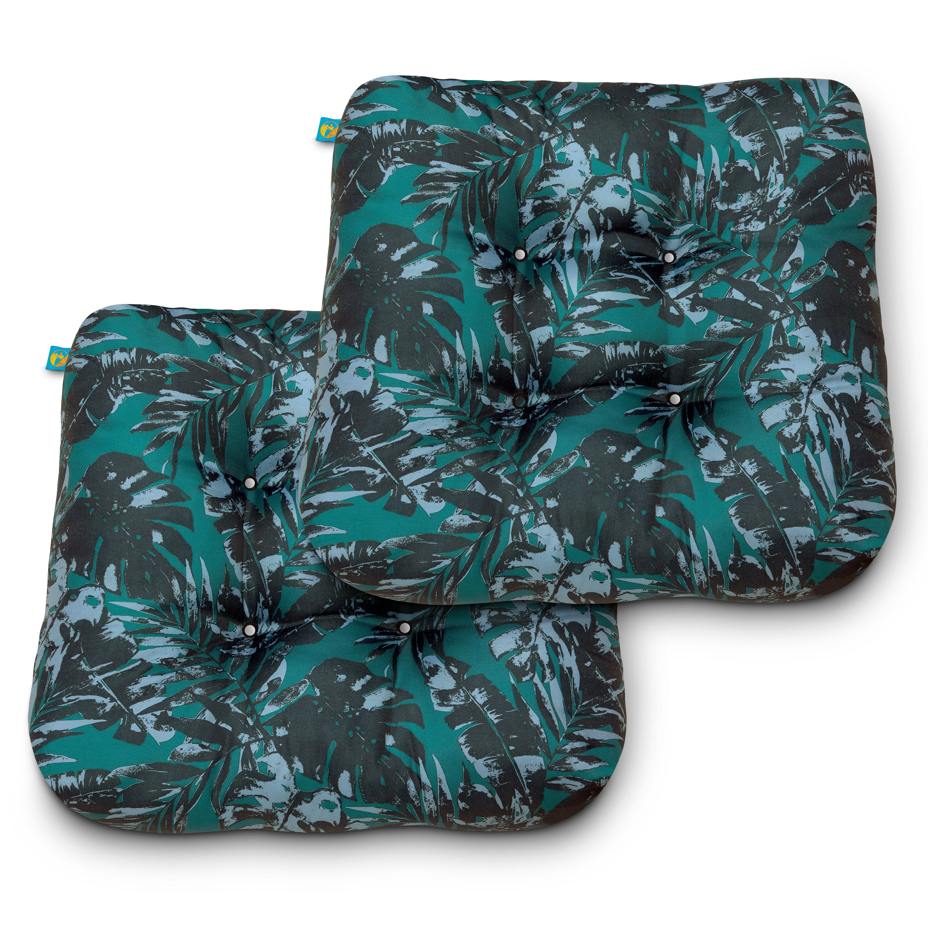 Duck Covers Water-Resistant Indoor/Outdoor Seat Cushions, 19 x 19 x 5 ...