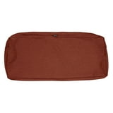 Classic Accessories 48"x18"x3" Red Patio Cushion Slipcover, Montlake ...