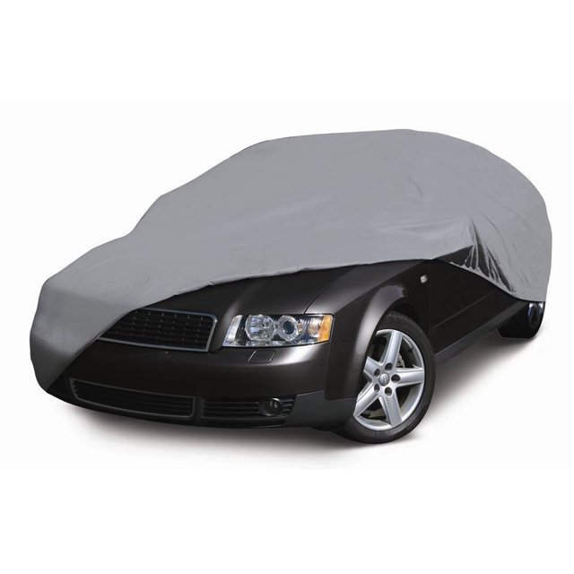 Classic Accessories 71003-F Deluxe 4-Layer Car Storage Cover, Grey ...