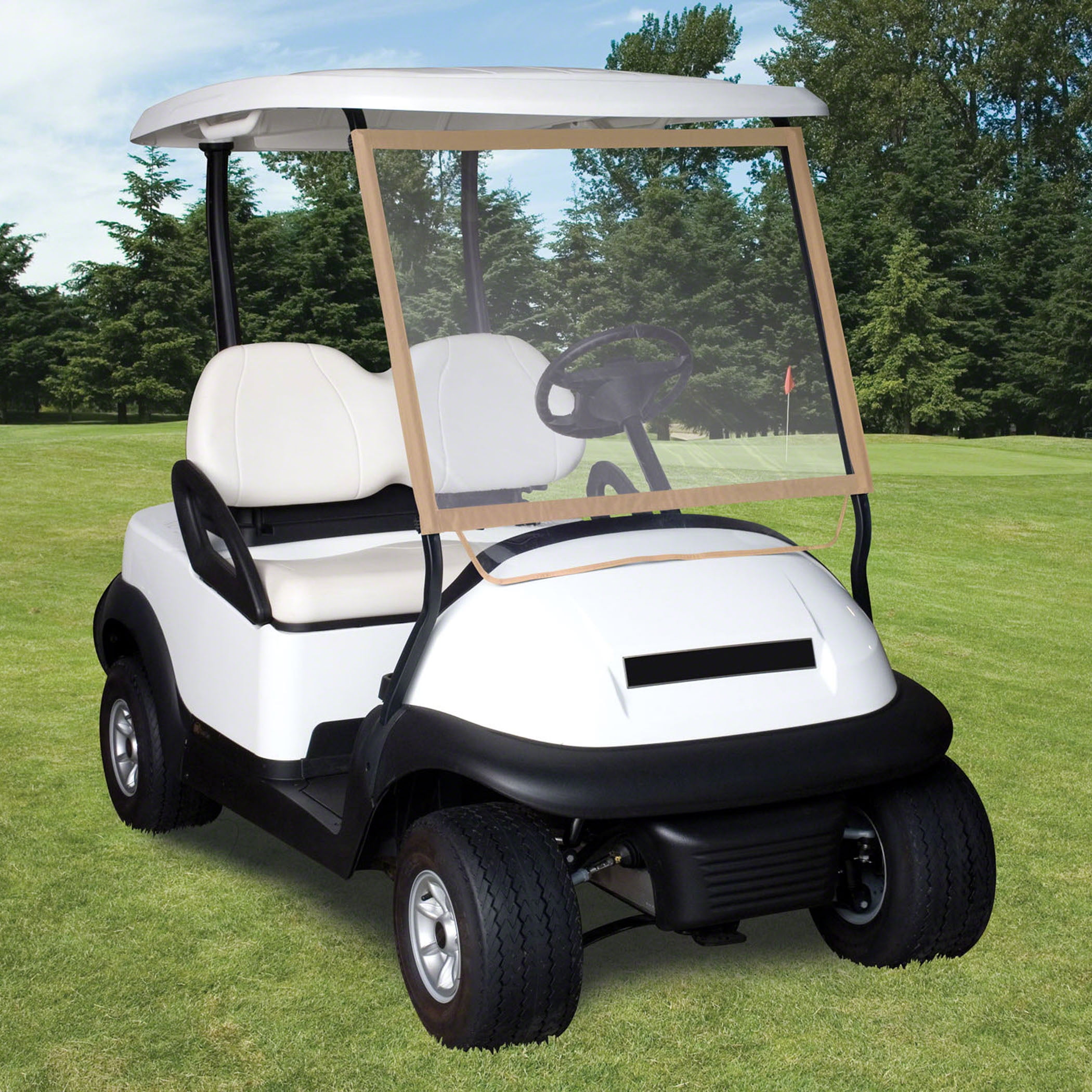 Classic Accessories Fairway Deluxe Portable Golf Cart Windshield ...