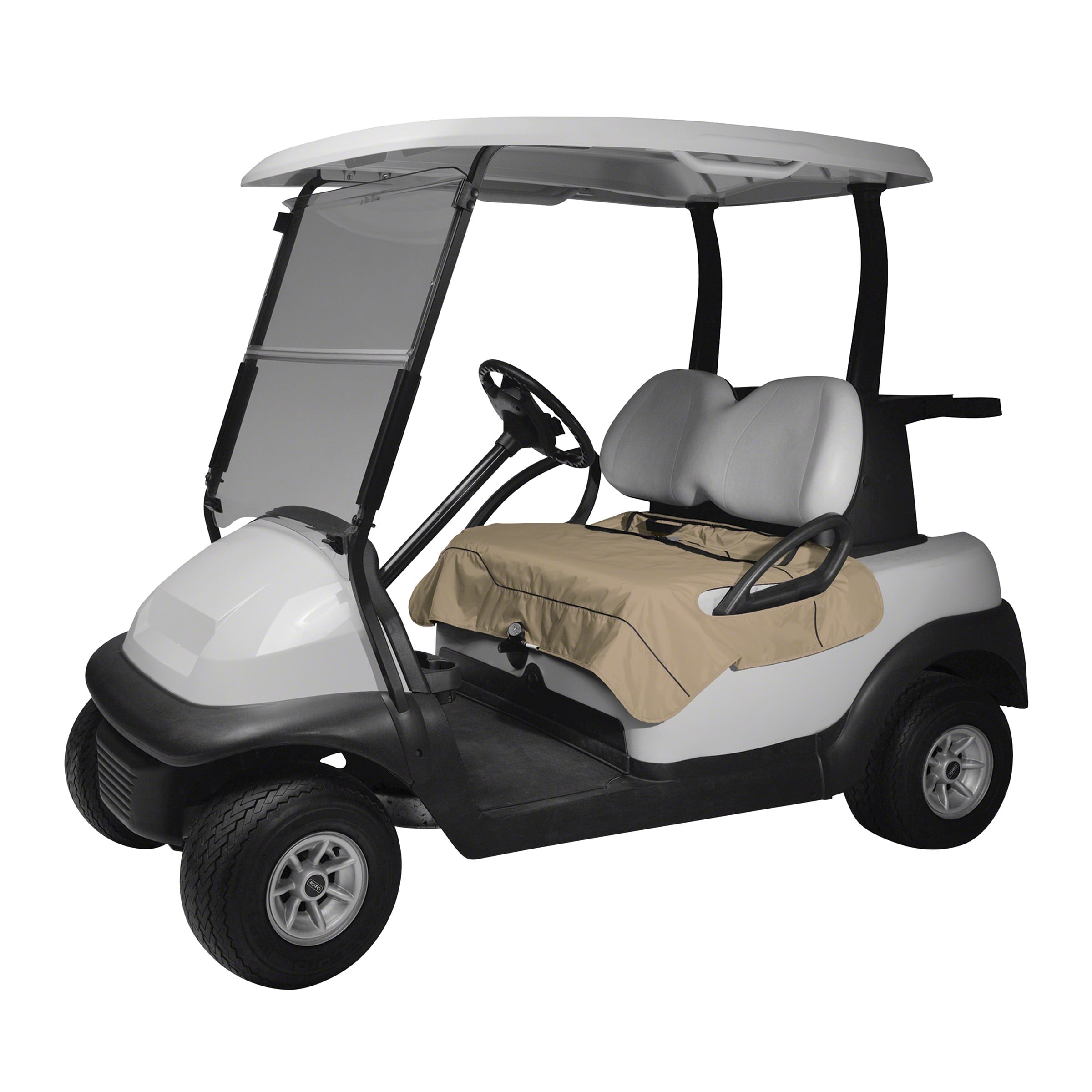 Classic Accessories Fairway Golf Cart Seat Blanket Light Khaki Golf ...