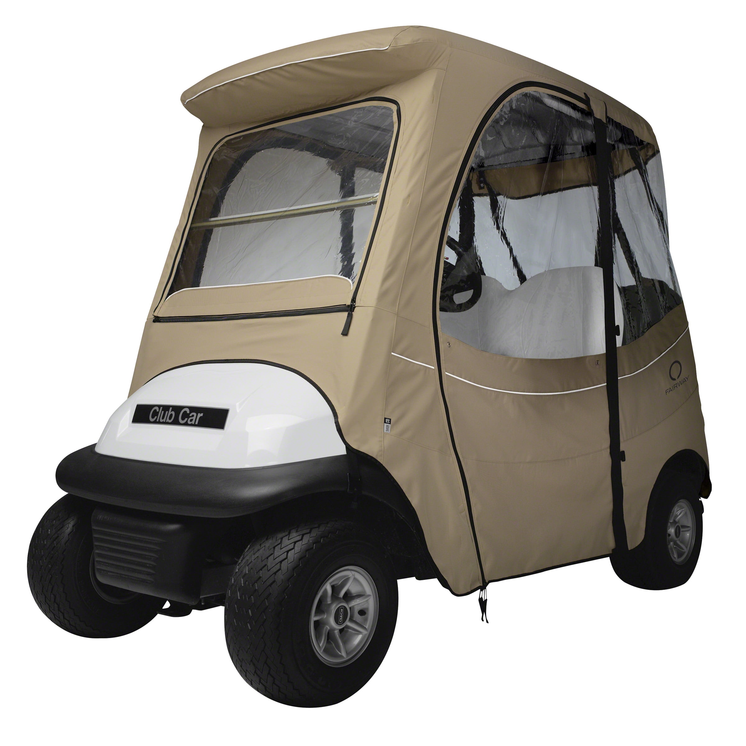 Classic Accessories Fairway Short Roof 2-Person FadeSafe Club Car ...
