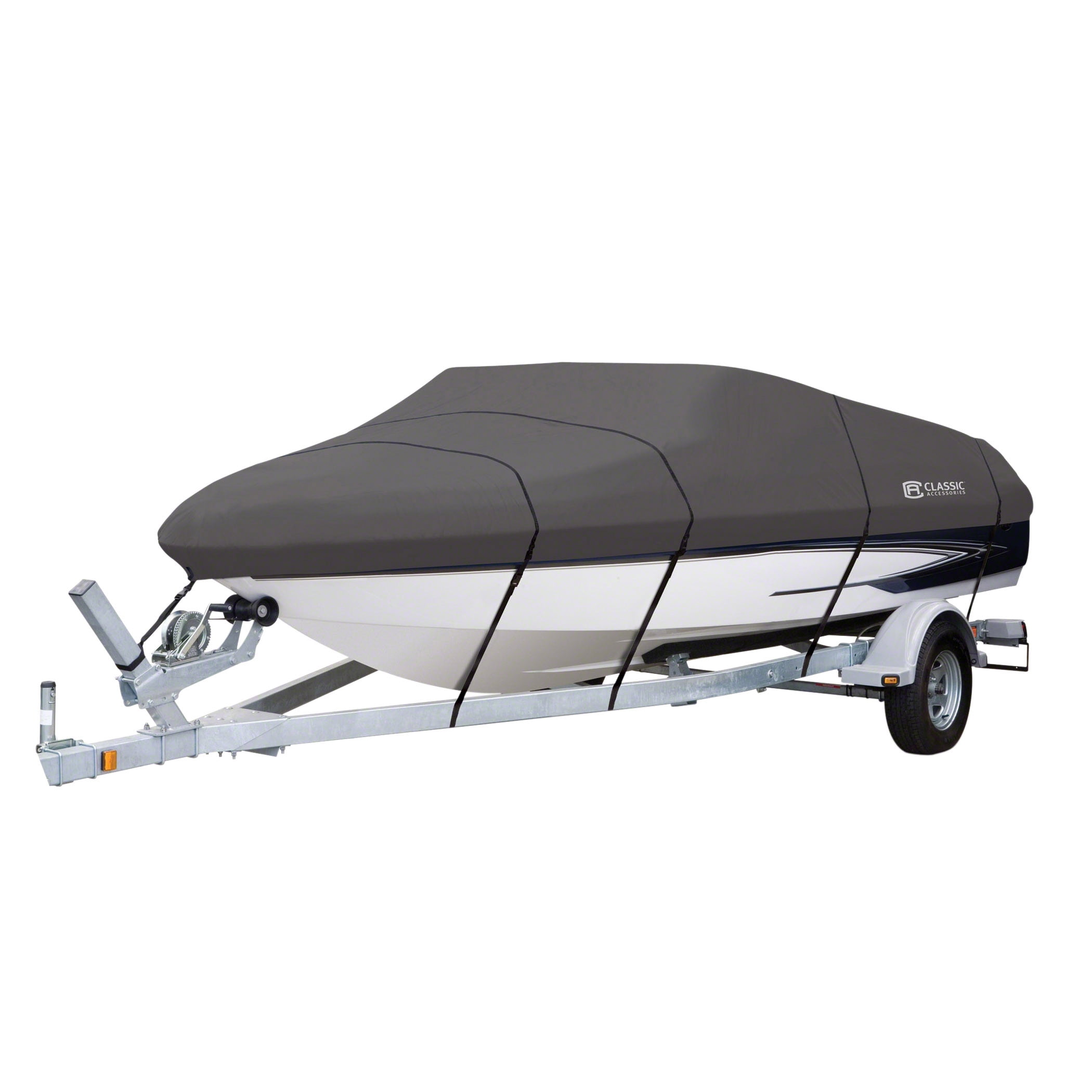 Classic Accessories StormPro Heavy-Duty Boat Cover, Fits boats 16 ft ...