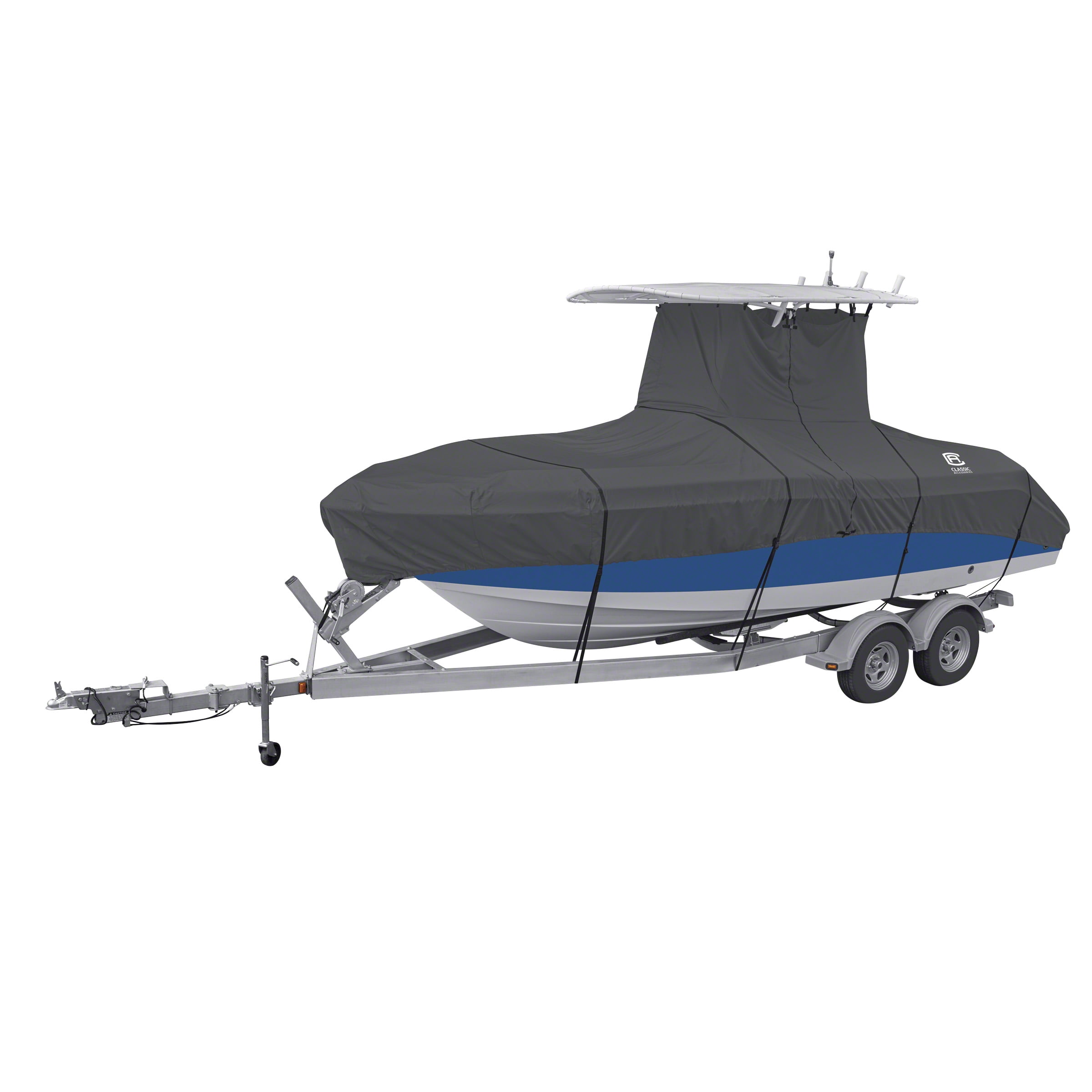 Classic Accessories StormPro Heavy-Duty T-Top Boat Cover, Fits boats 22 ...