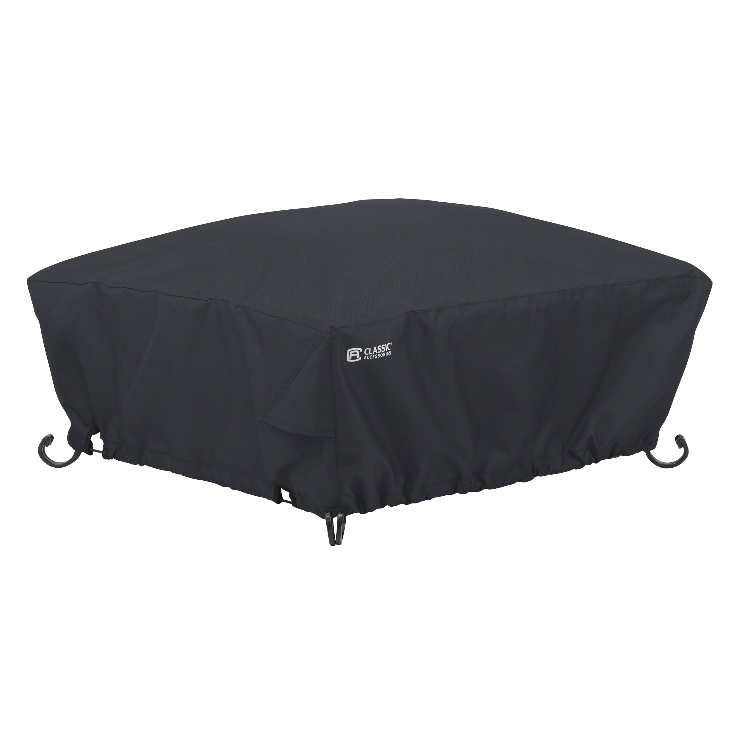 Classic Accessories Water-Resistant 30 Inch Square Fire Pit Cover ...