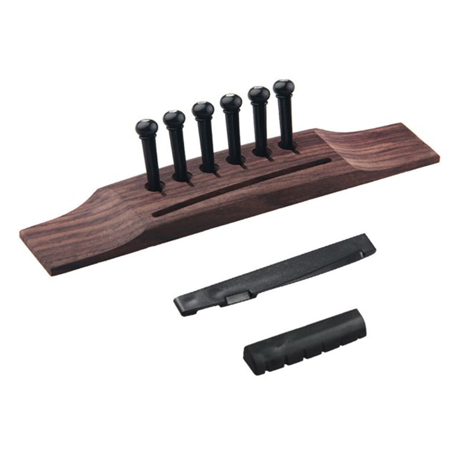 Classic Acoustic Guitar Bridge Pins Set Guitars Pins Saddle Nut Kit ...