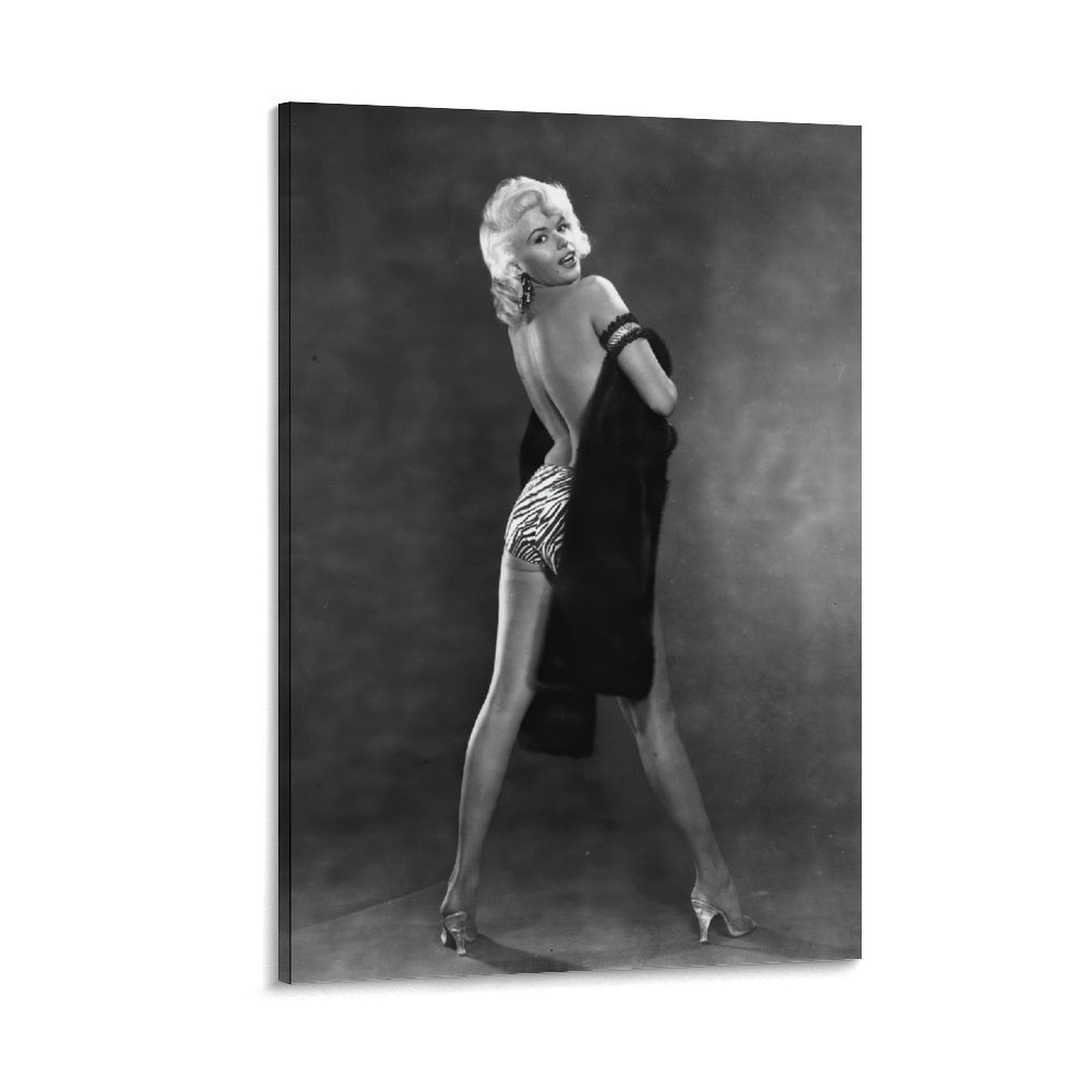 Classic Actresses Jayne Mansfield Sexy Poster Painting On Canvas Wall ...