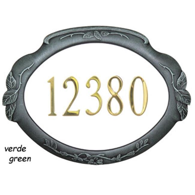 Classic Address Plaque - Verde Green - Walmart.com