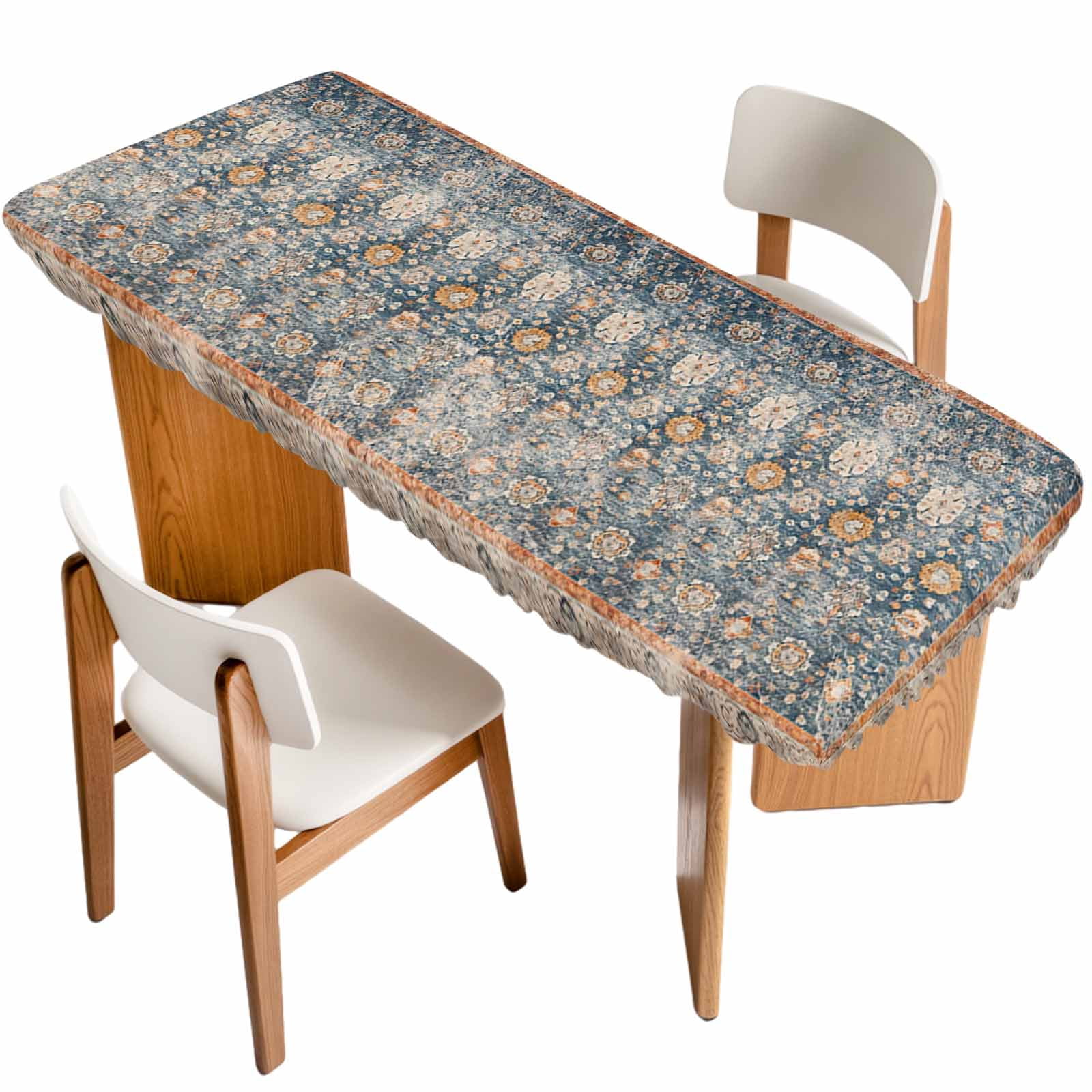 Classic African Fitted Rectangle Tablecloth 32" x 96" Medieval Retro ...