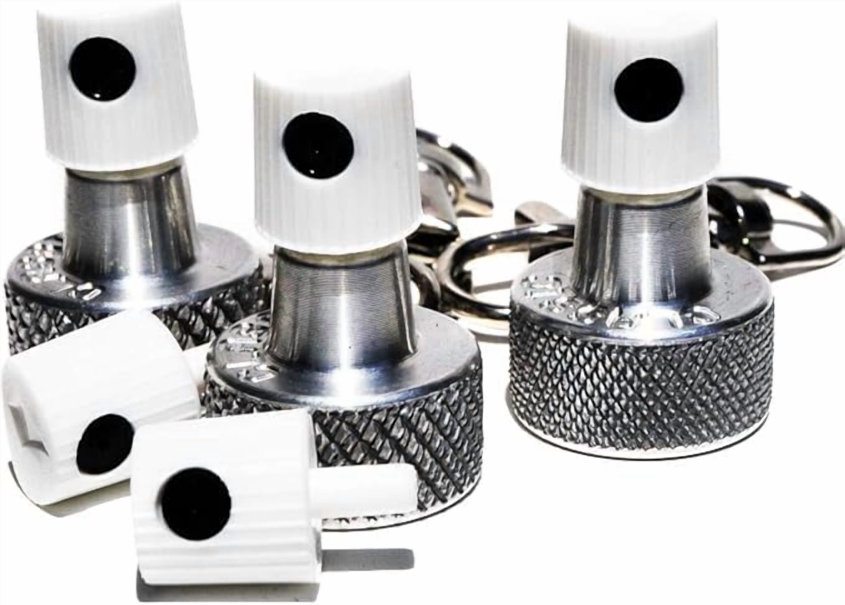Classic Aluminum Cap Hardware Spray Paint Nozzle Adapter Keychain Set ...
