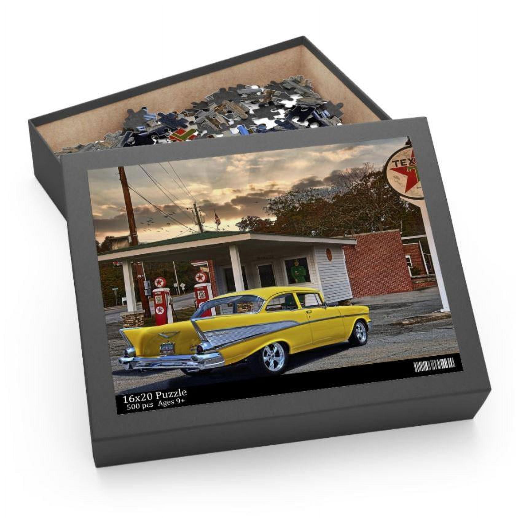 Classic American Cars: 1957 Chevy Bel Air Jigsaw Puzzle (500-Piece) 16 ...