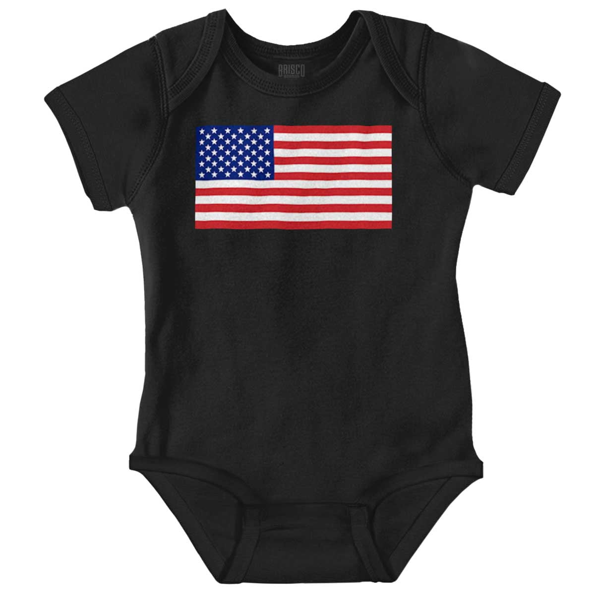 Classic American Flag USA Pride Romper Boys or Girls Infant Baby Brisco ...