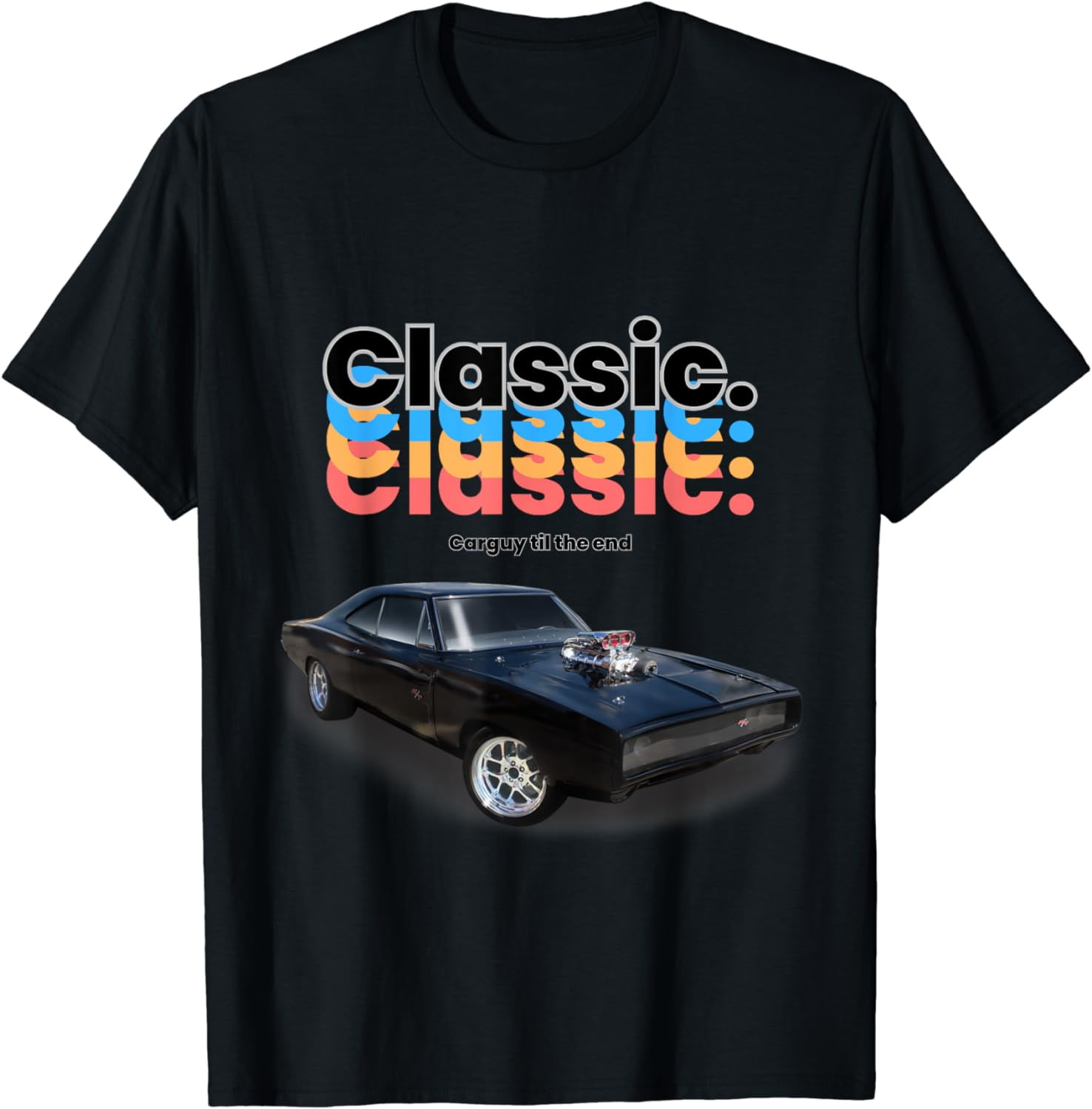 Classic American Muscle Car T-Shirt - Walmart.com