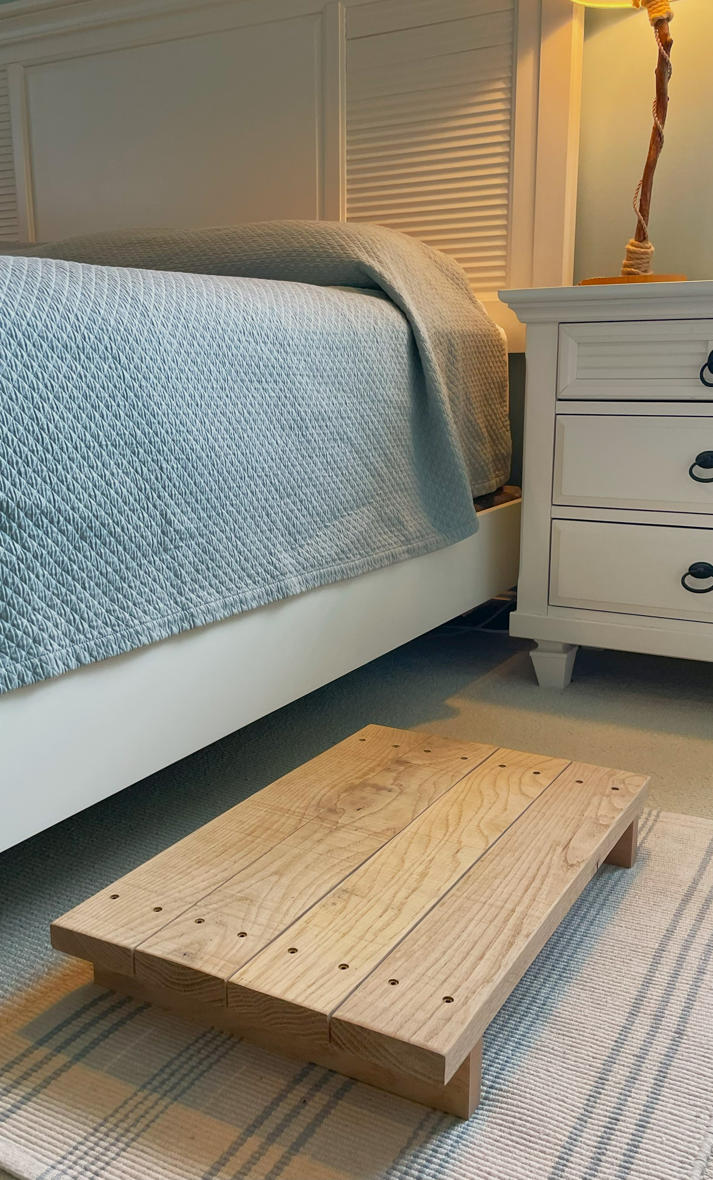 Classic Amish Reclaimed Wood Step / Stool / Platform. Half Step Height ...