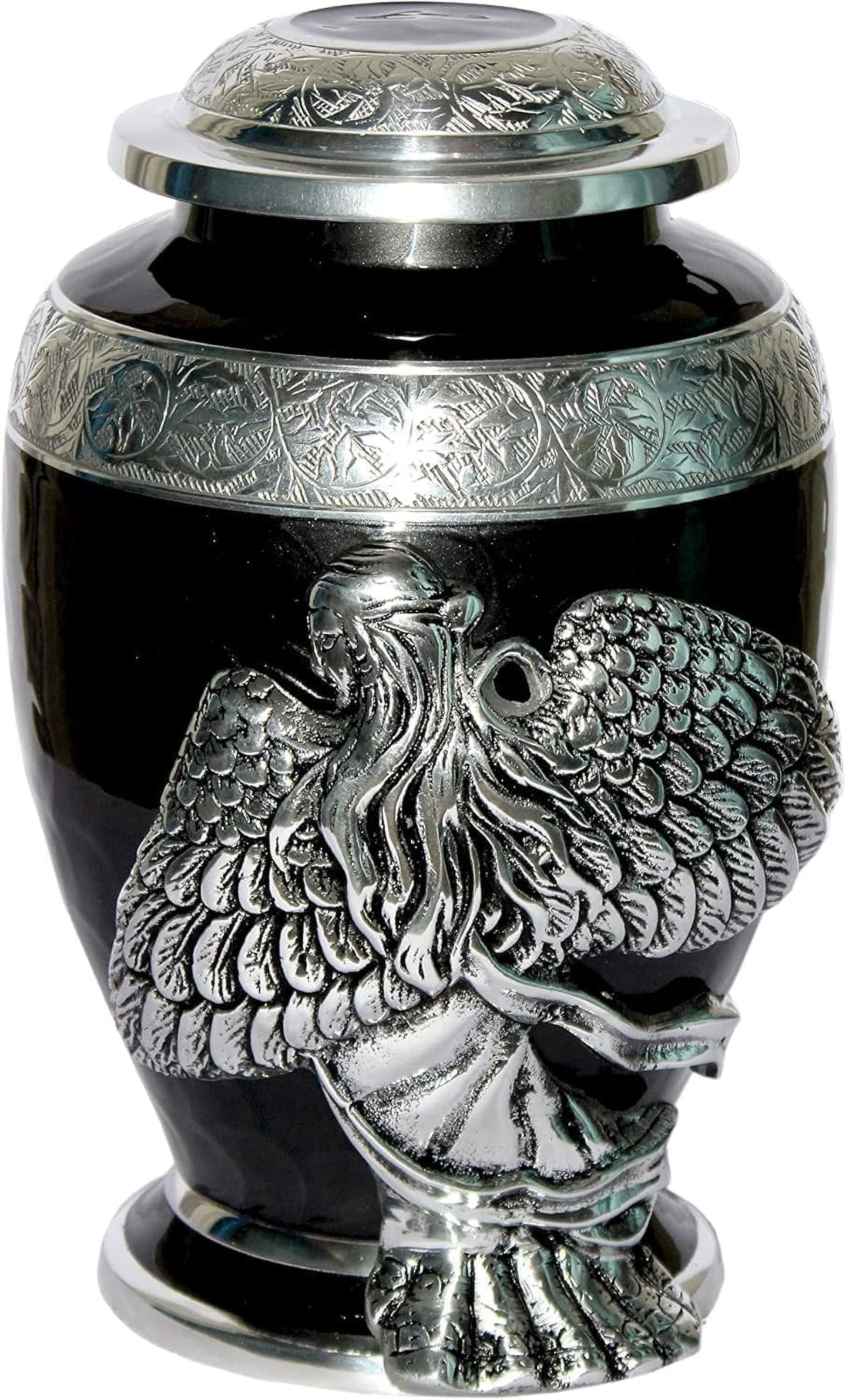 Classic Angel Wing Urns for Human Ashes Adult Cremation Urn with Velvet ...