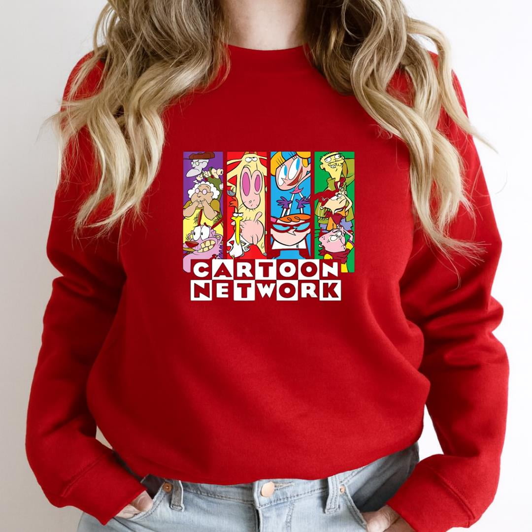 Classic Animation Channel Character Panels Graphic Tee, Cartoon SW17349 ...