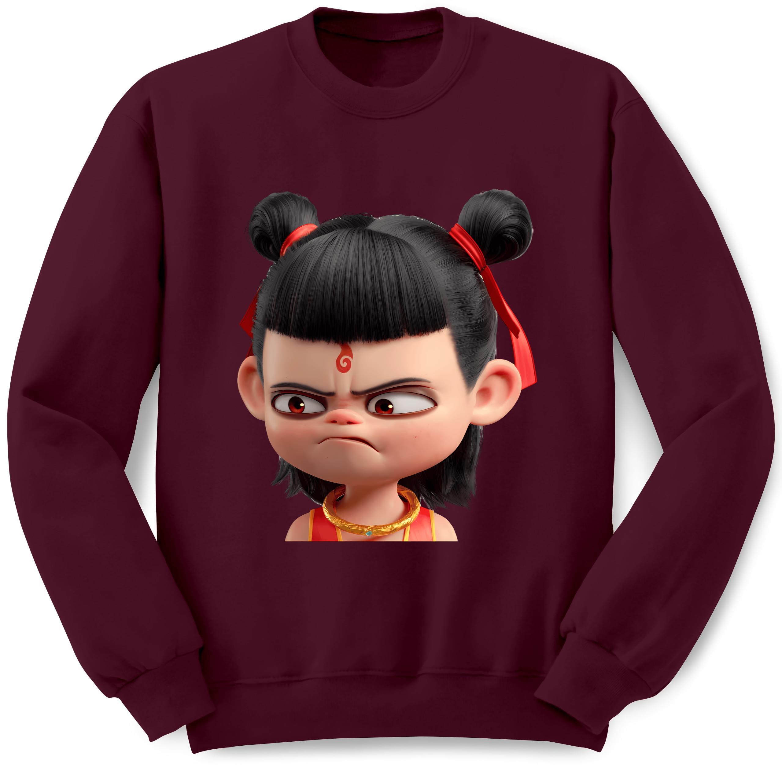 Classic Anime Character Shirt, Nezha Sad Meme Shirt - Walmart.com