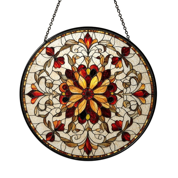 Classic Art Inspired Stained Glass Suncatcher, Decorative Window ...