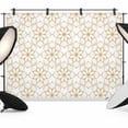 Classic Art Photography Backdrop 12x8FT, Retro Brown Floral Pattern ...