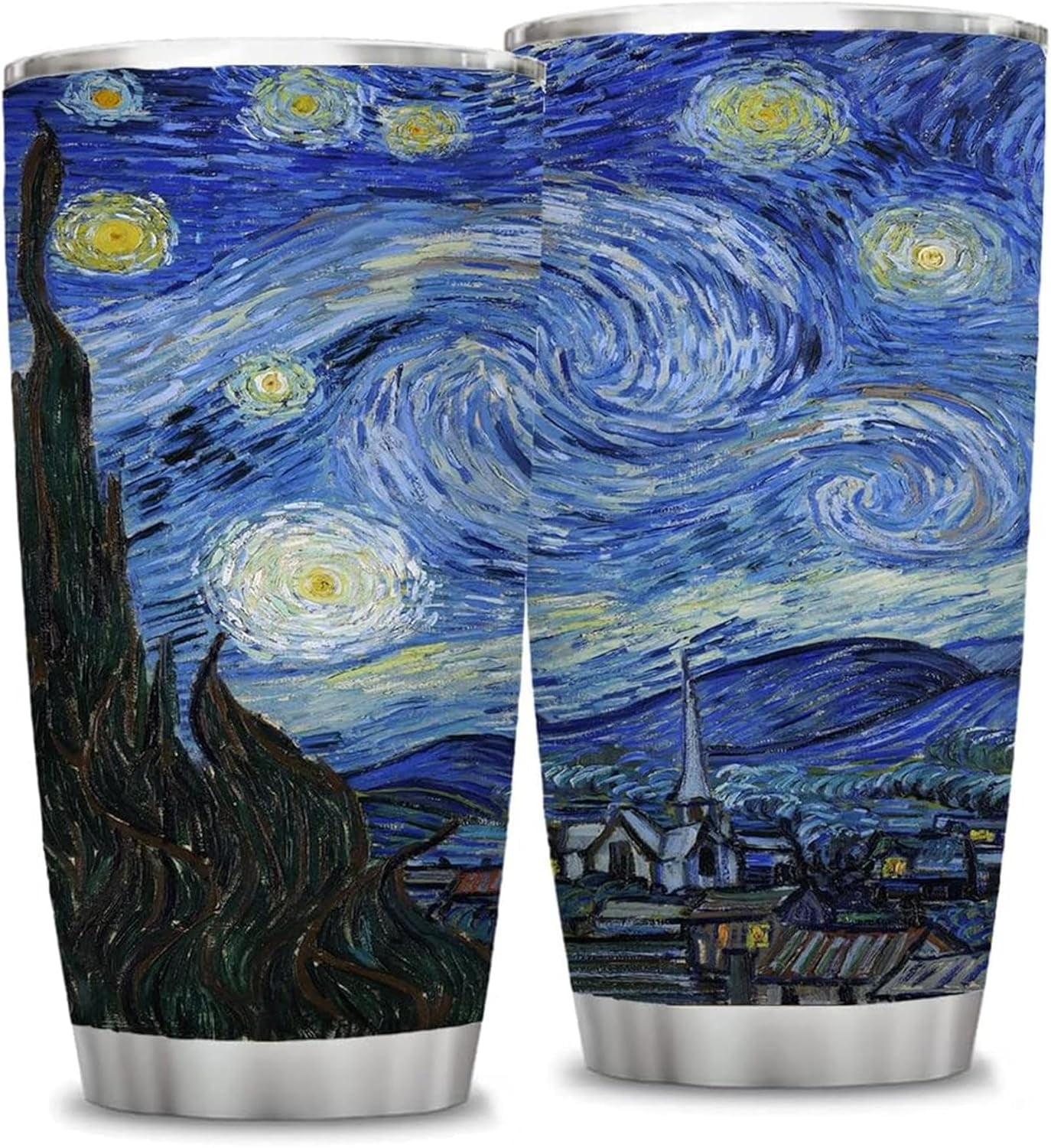 Classic Art The Starry Night Van Gogh Coffee Mug Cup -20 oz Insulated ...