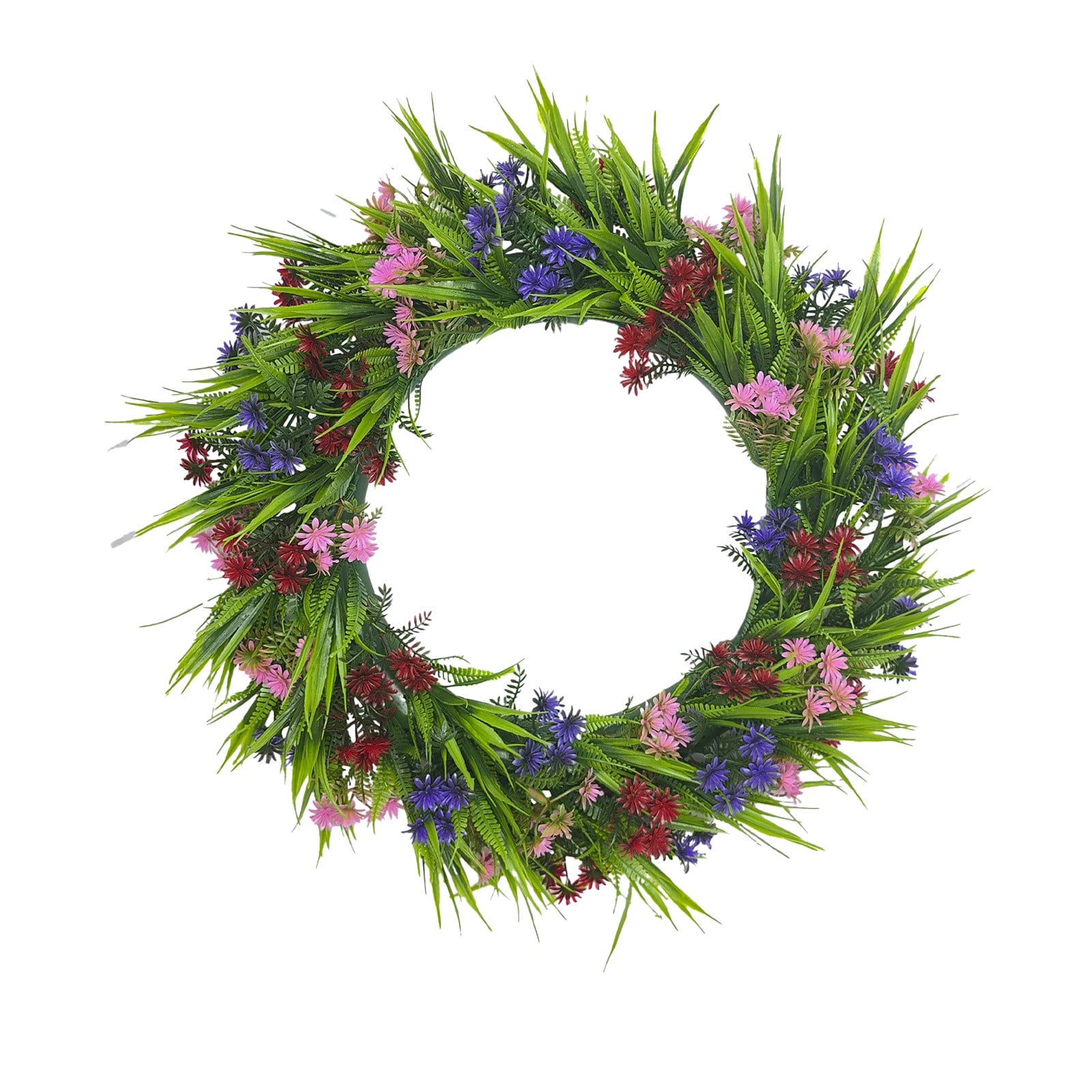 Classic Artificial Pine Leaf Wreath, Fade Resistant All-Purpose Indoor ...
