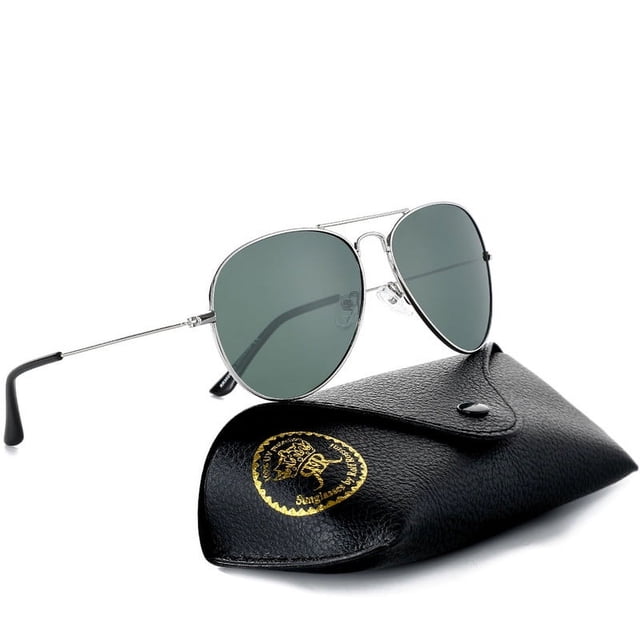 Classic Aviator Sunglasses Womens Polarized Shades for Men Small Face ...
