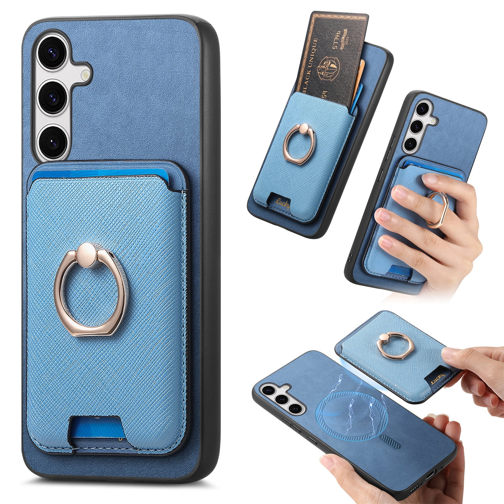 Classic Back Case for Samsung Galaxy S25 Plus, with Removable Magnetic ...