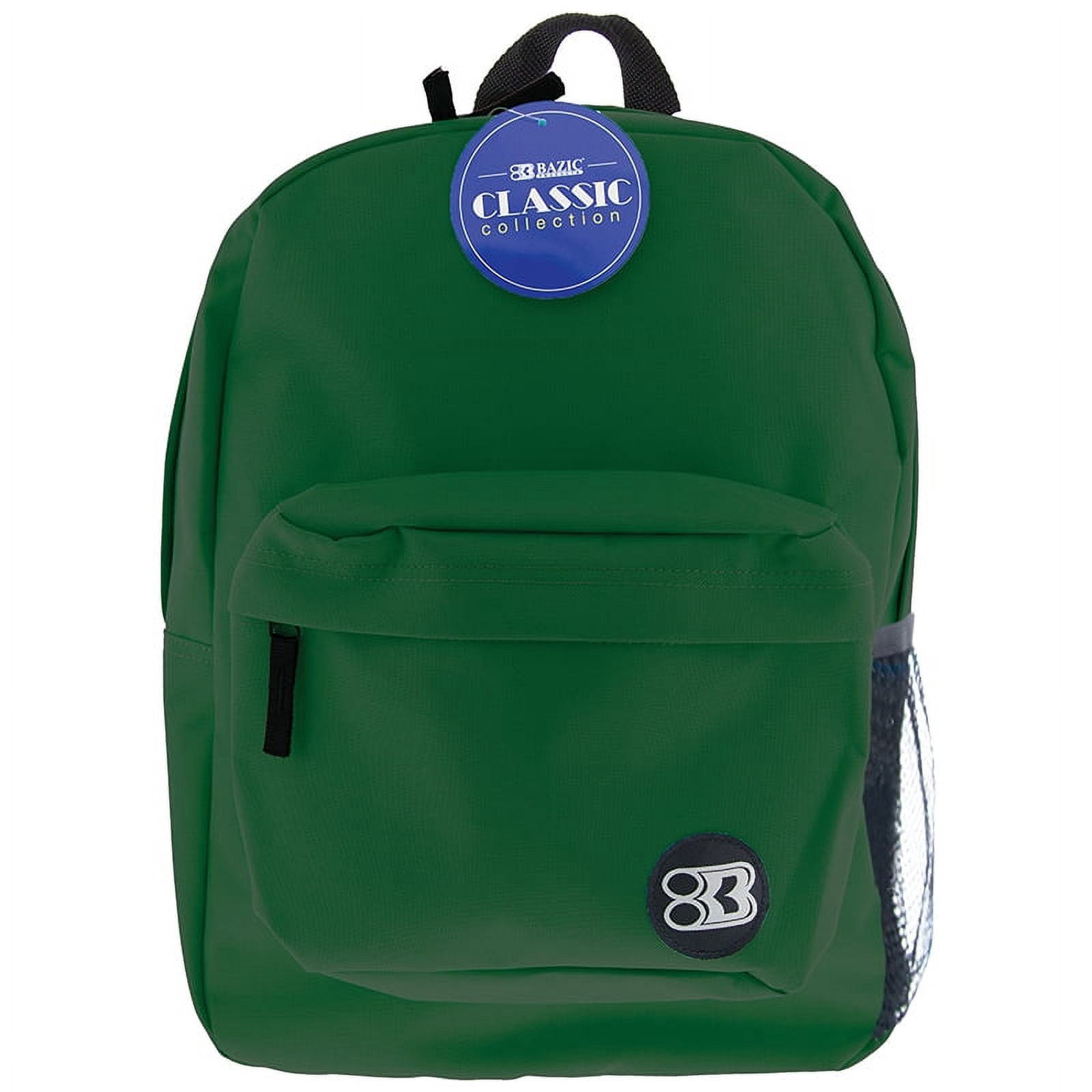 Classic Backpack 17" Green | Bundle of 10 Each - Walmart.com
