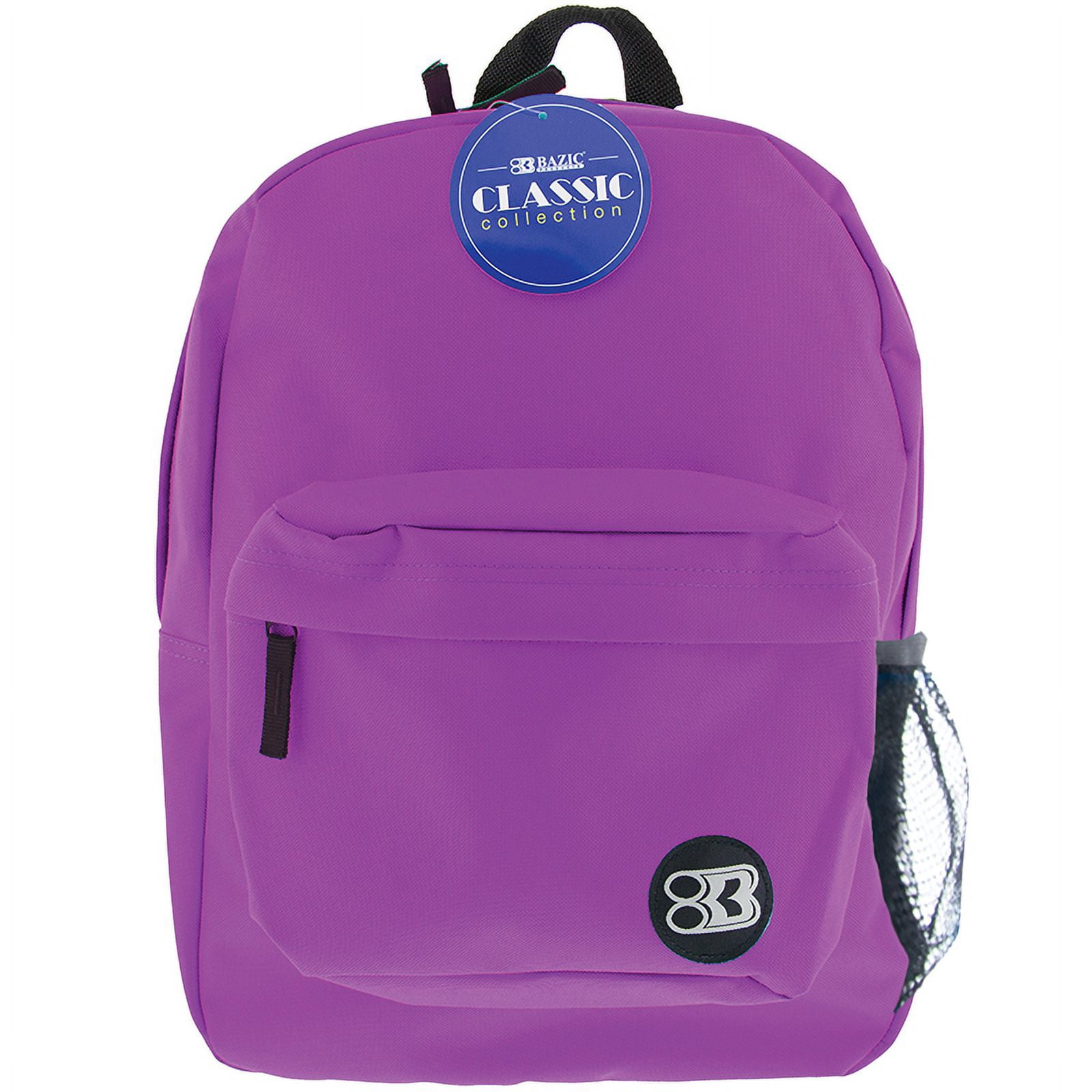 Classic Backpack 17" Purple | Bundle of 10 Each - Walmart.com
