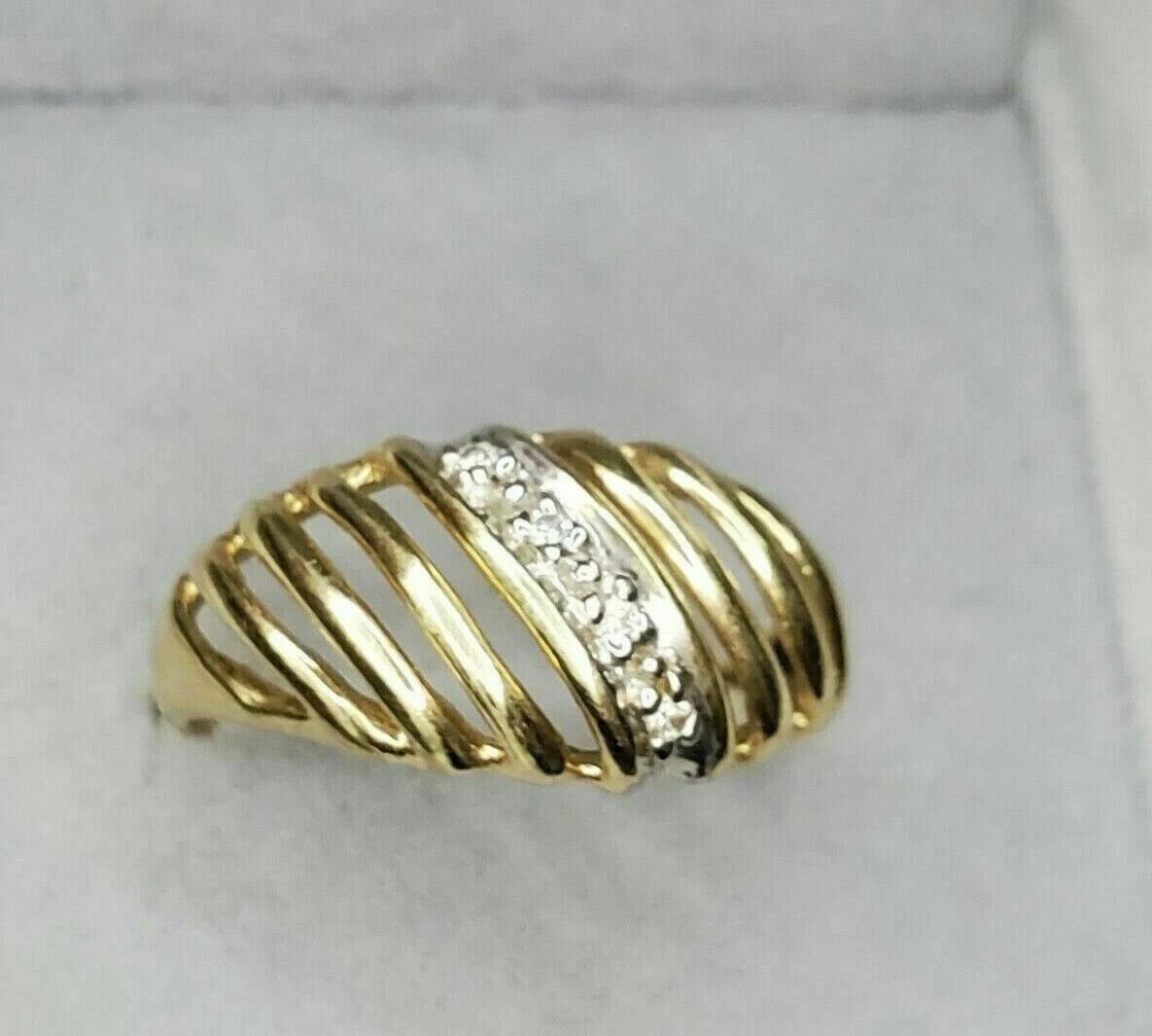Classic Band 14K Yellow Gold Plated 2Ct Round Cut Simulated Diamond ...