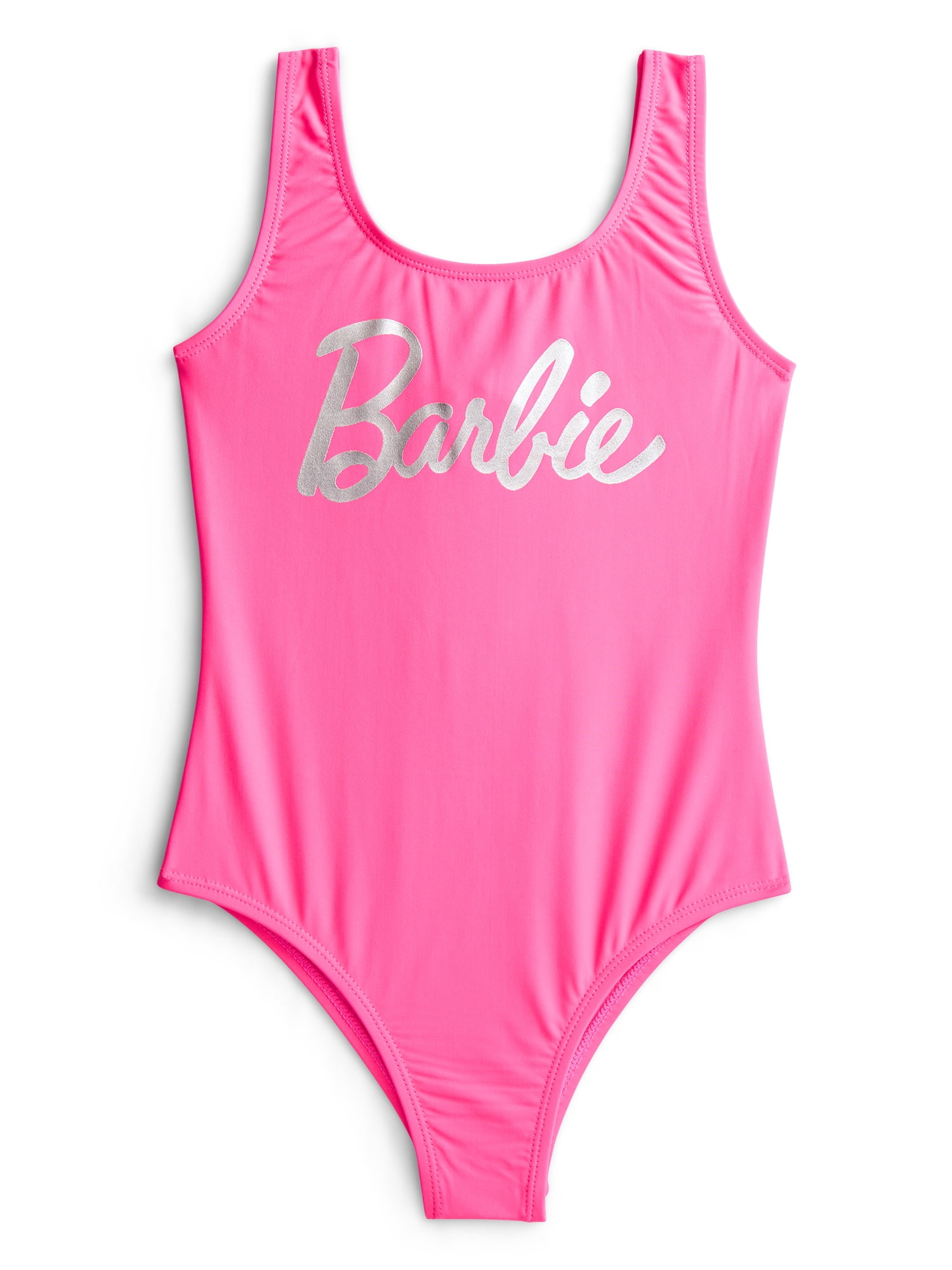 Classic Barbie Girls One Piece Swimsuit, Sizes 4-12 - Walmart.com