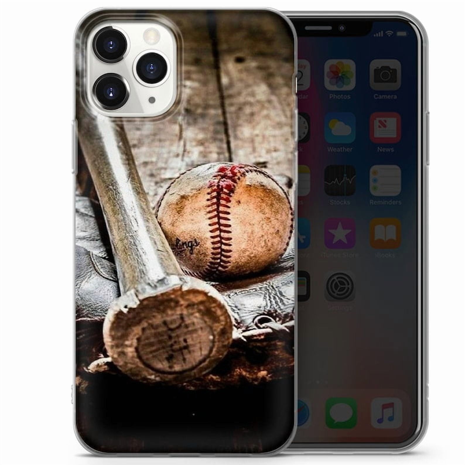 Classic Baseball League Sports Art Phone Case with iPhone 11 to 16 Pro ...