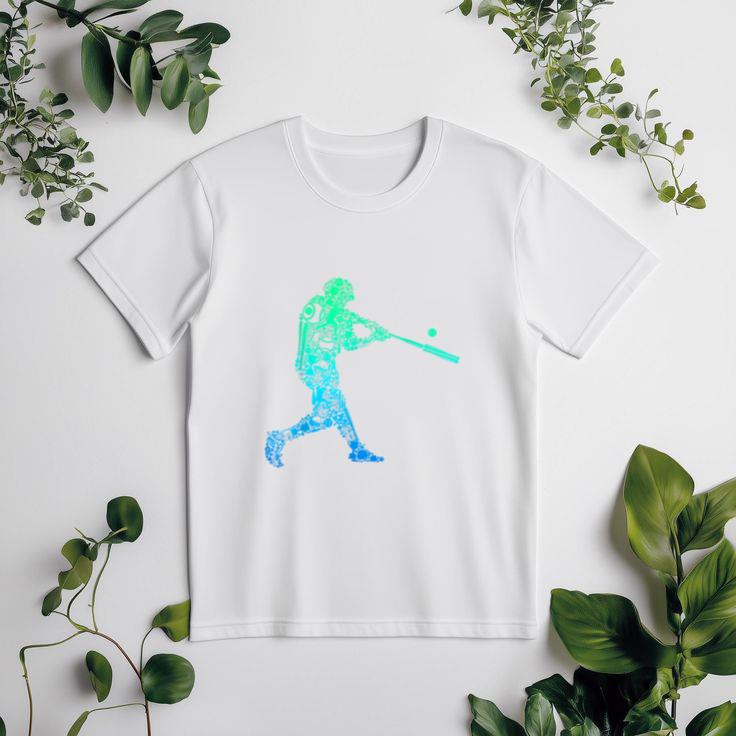 Classic Baseball Player Batter Design for Youth Men and Kids Unisex T ...